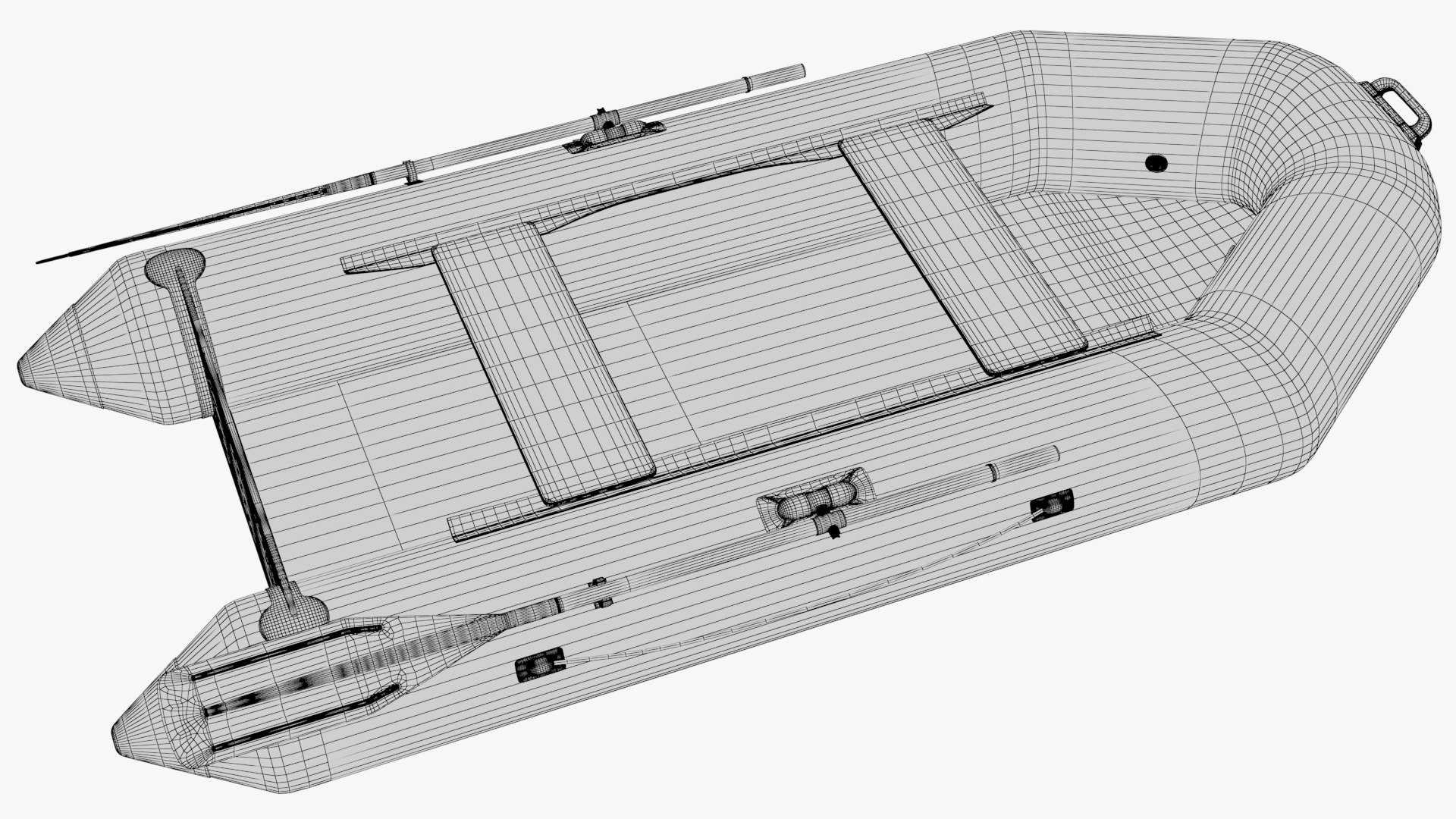 3D Model Rubber Boat 01 - TurboSquid 1884286
