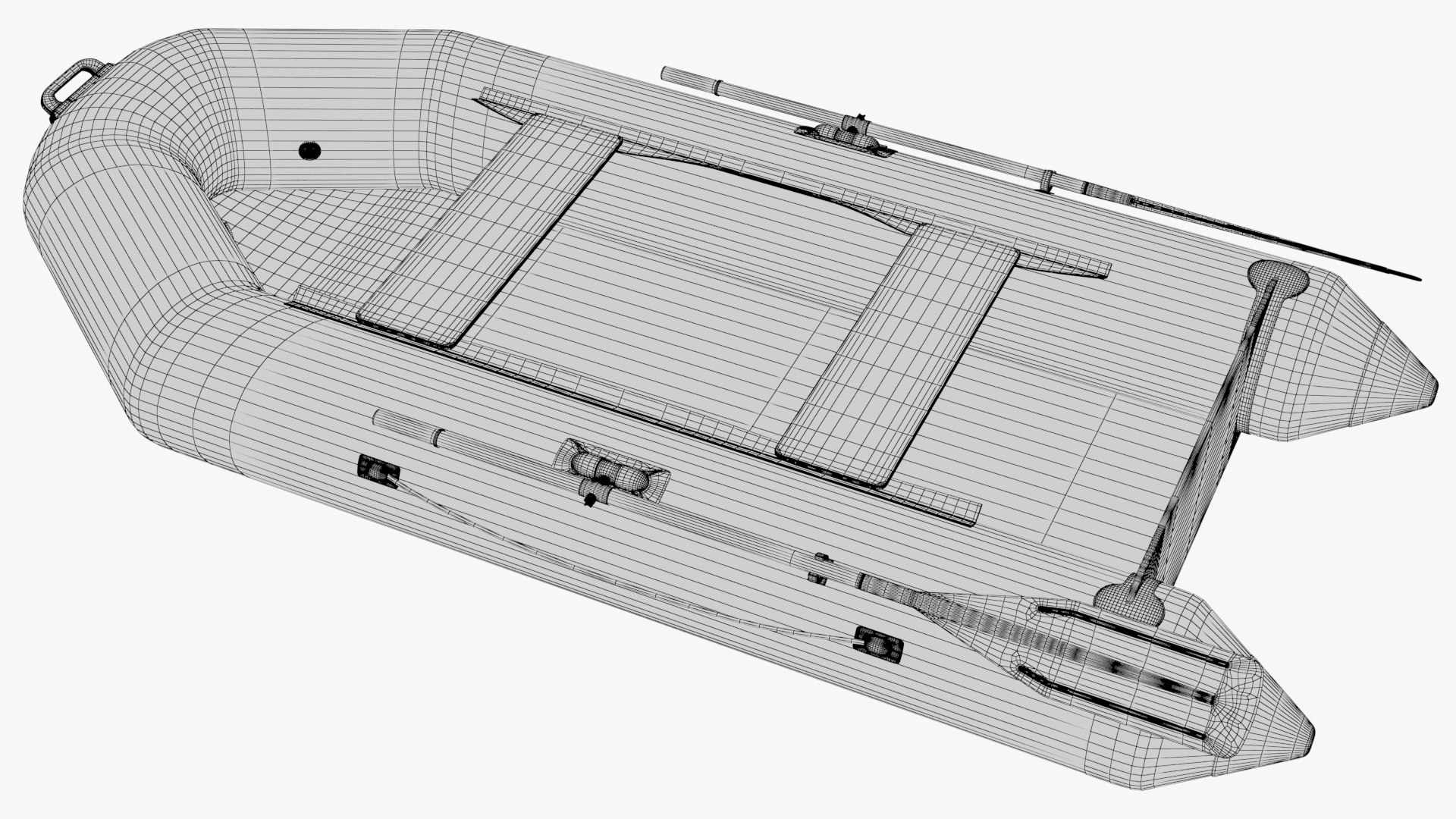 3D Model Rubber Boat 01 - TurboSquid 1884286