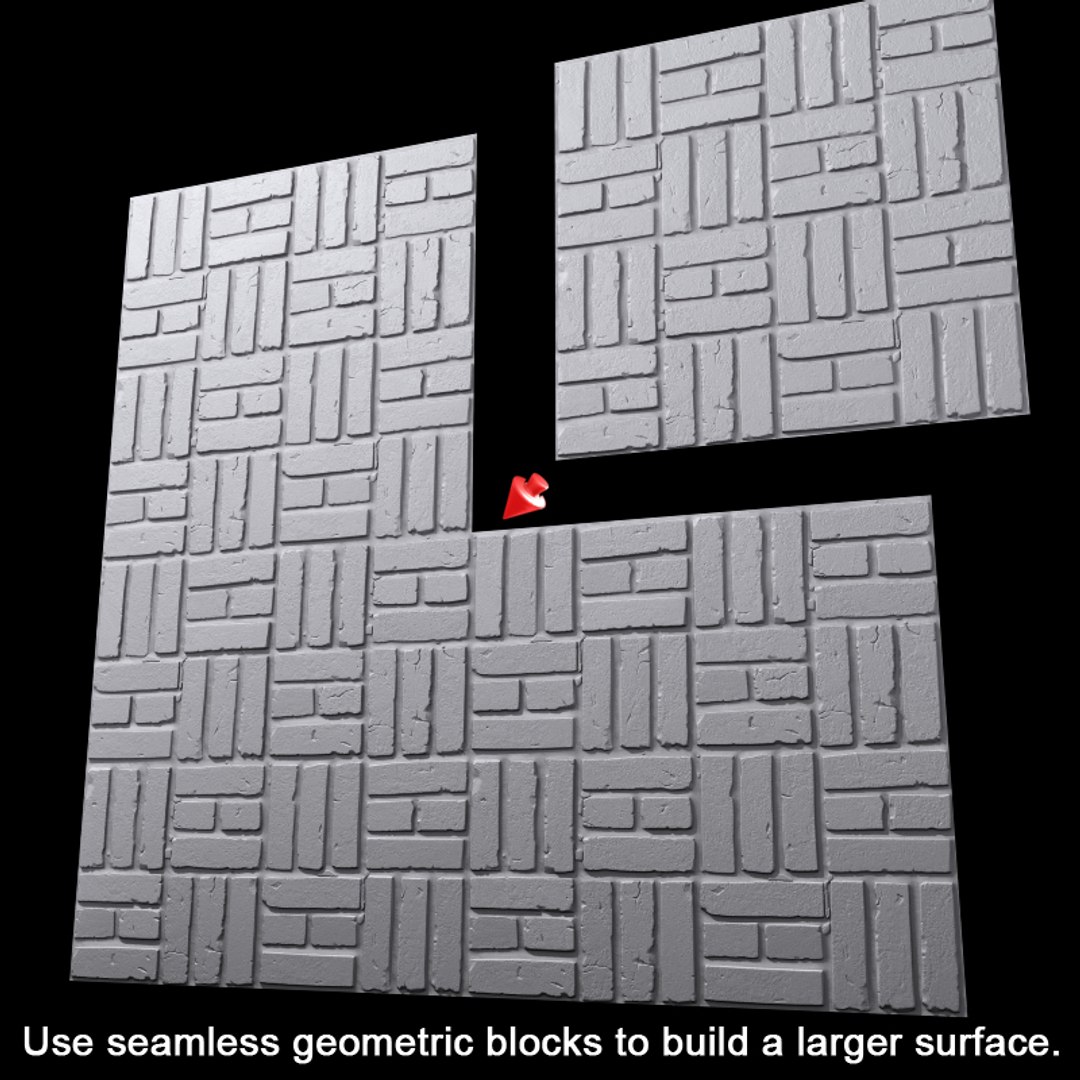 3ds Max Brick Wall 15