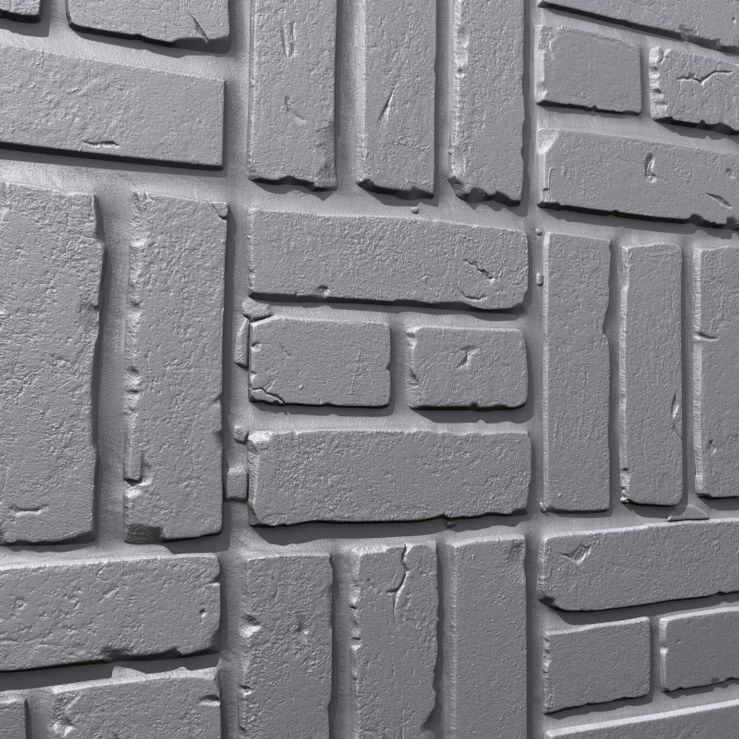3ds Max Brick Wall 15