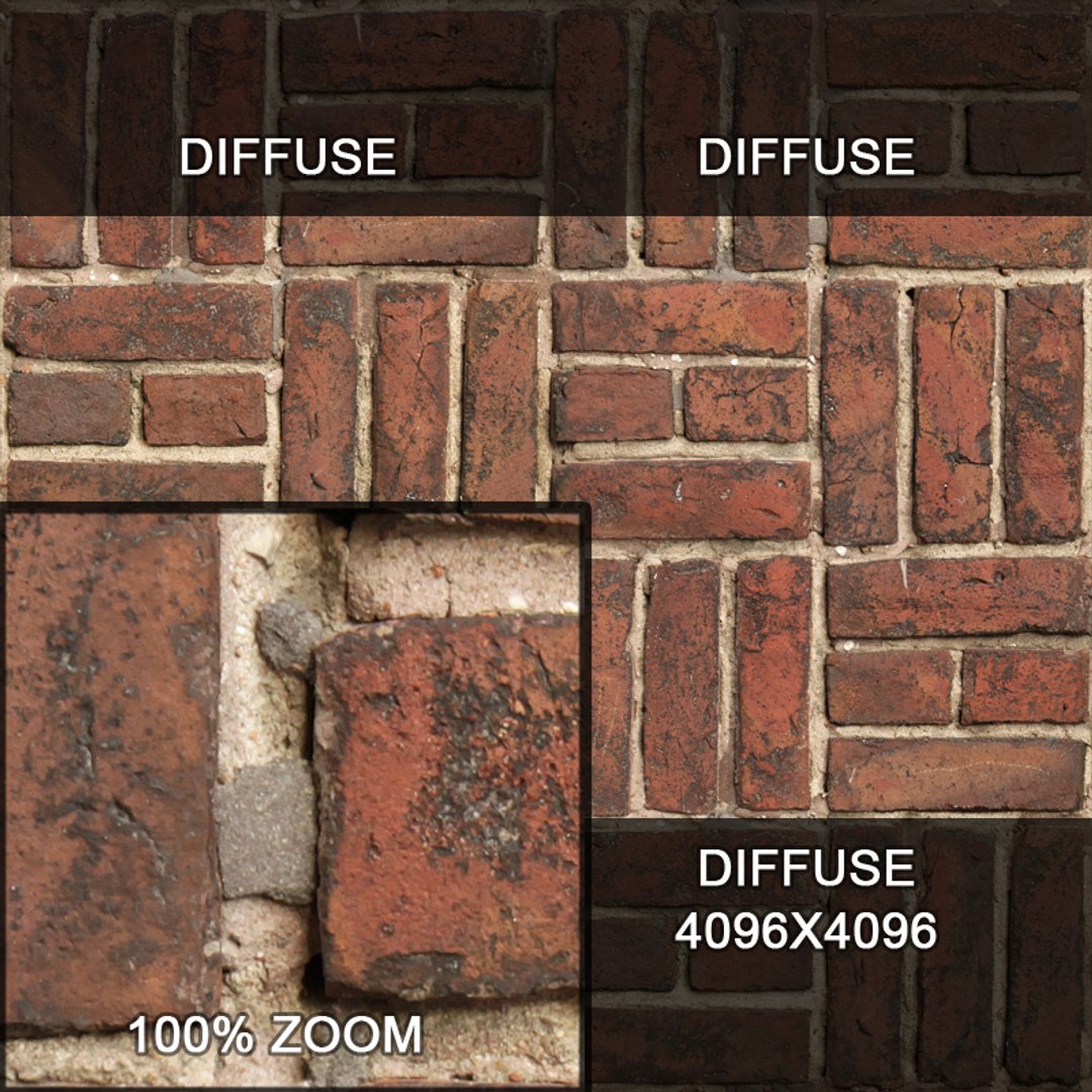 3ds Max Brick Wall 15