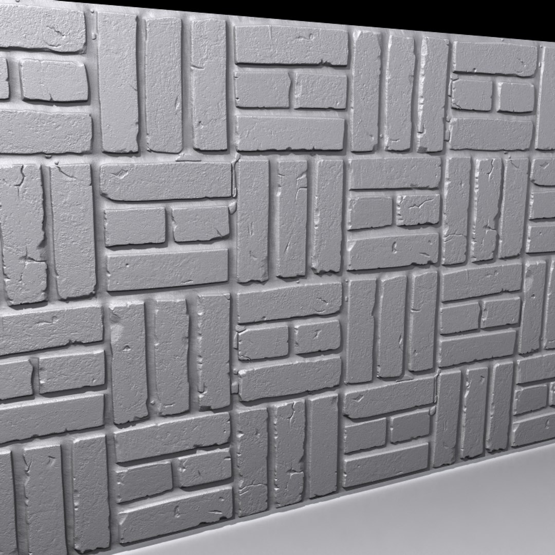 3ds Max Brick Wall 15