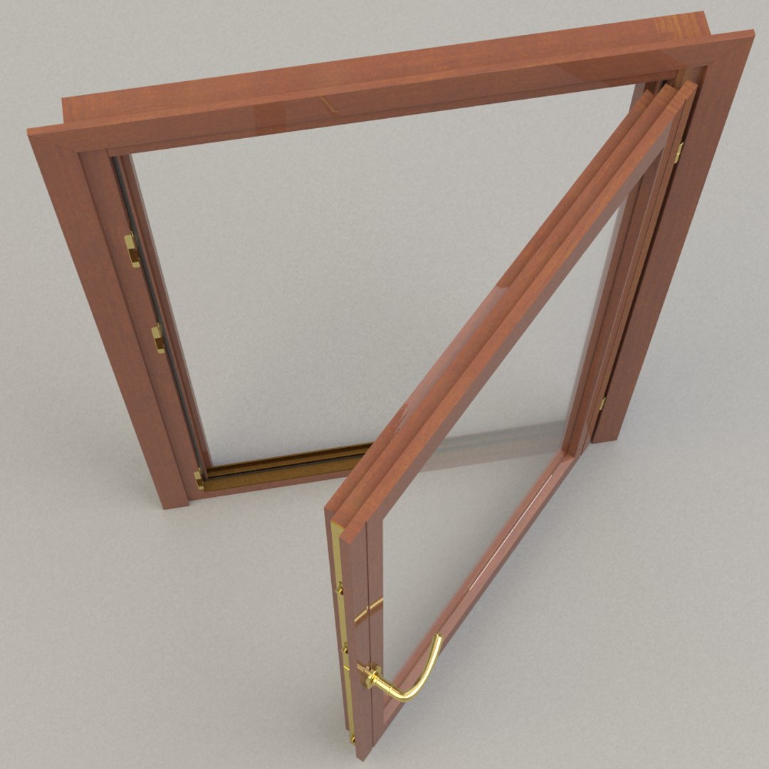 3d Window Rhinoceros Model