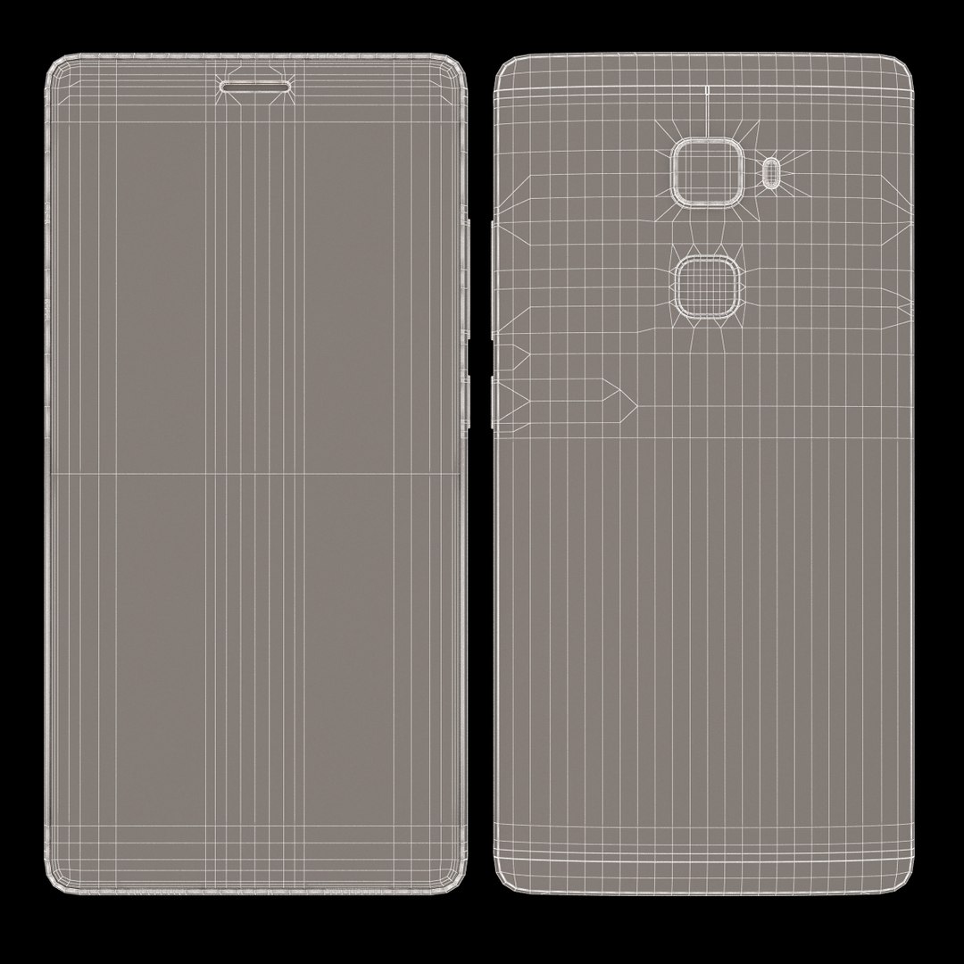 huawei mate s 3d model