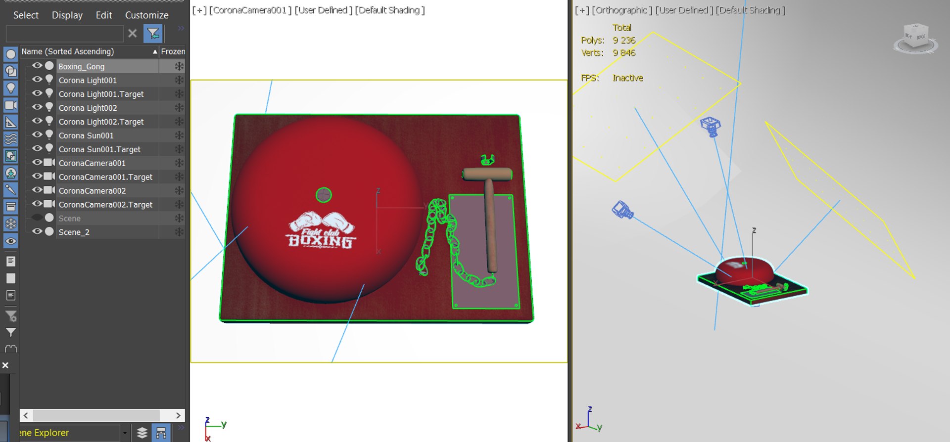 3D Boxing Ring Gong - TurboSquid 2349106