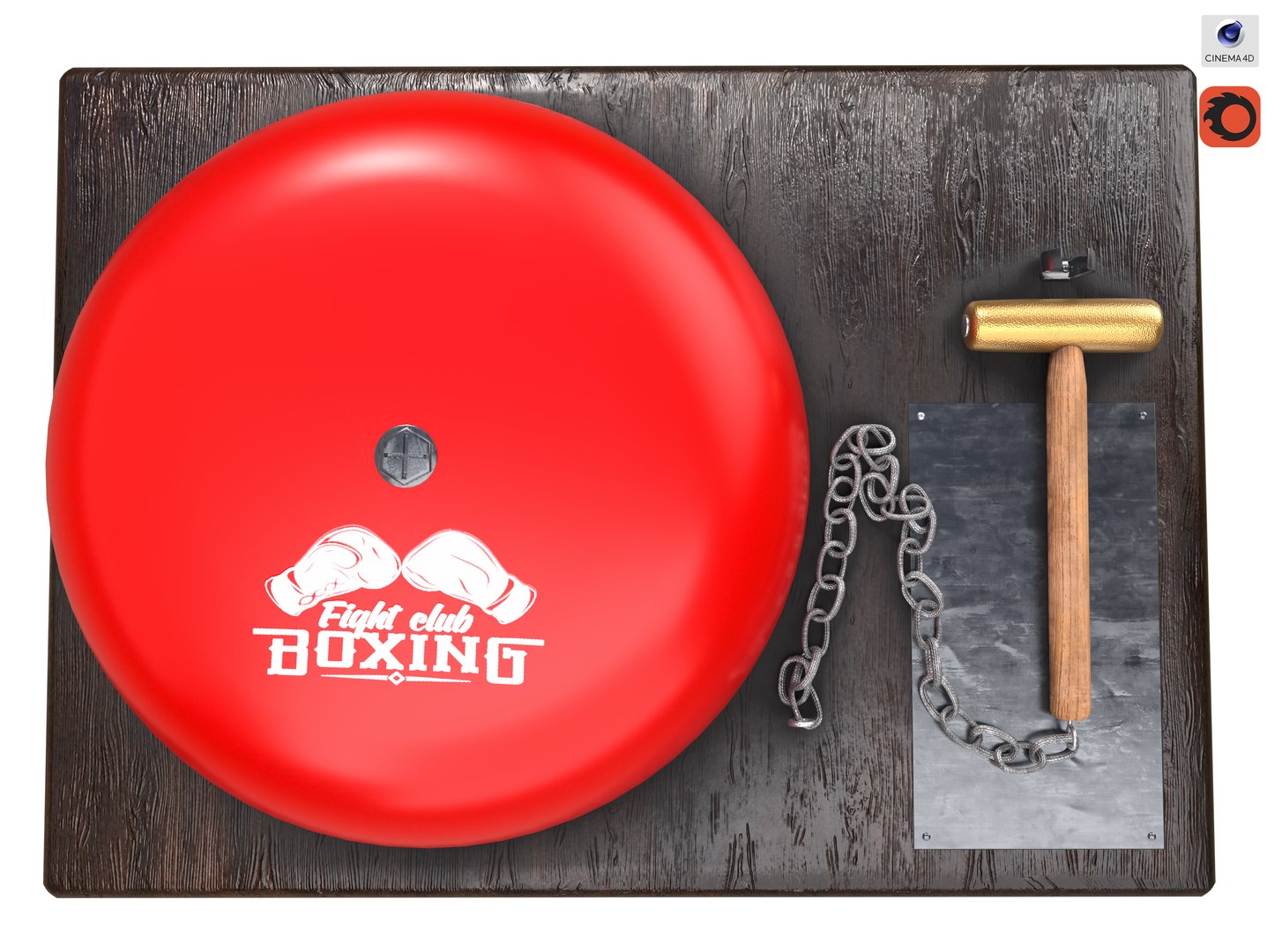 3D Boxing Ring Gong - TurboSquid 2349106