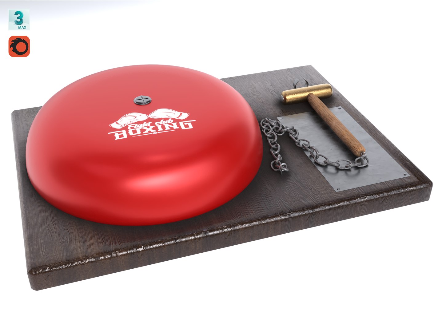 3D Boxing Ring Gong - TurboSquid 2349106