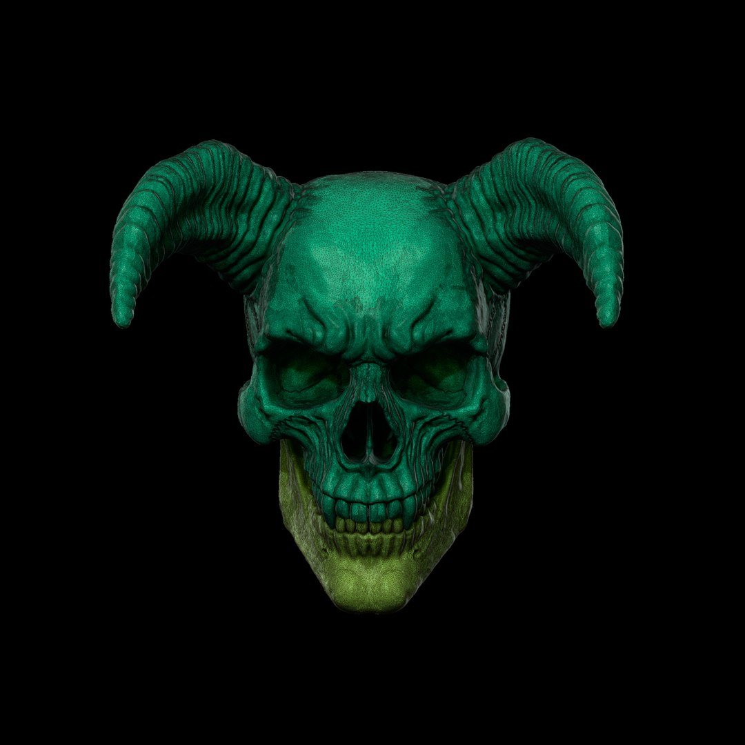 Demon Skull 3D Model - TurboSquid 1280601