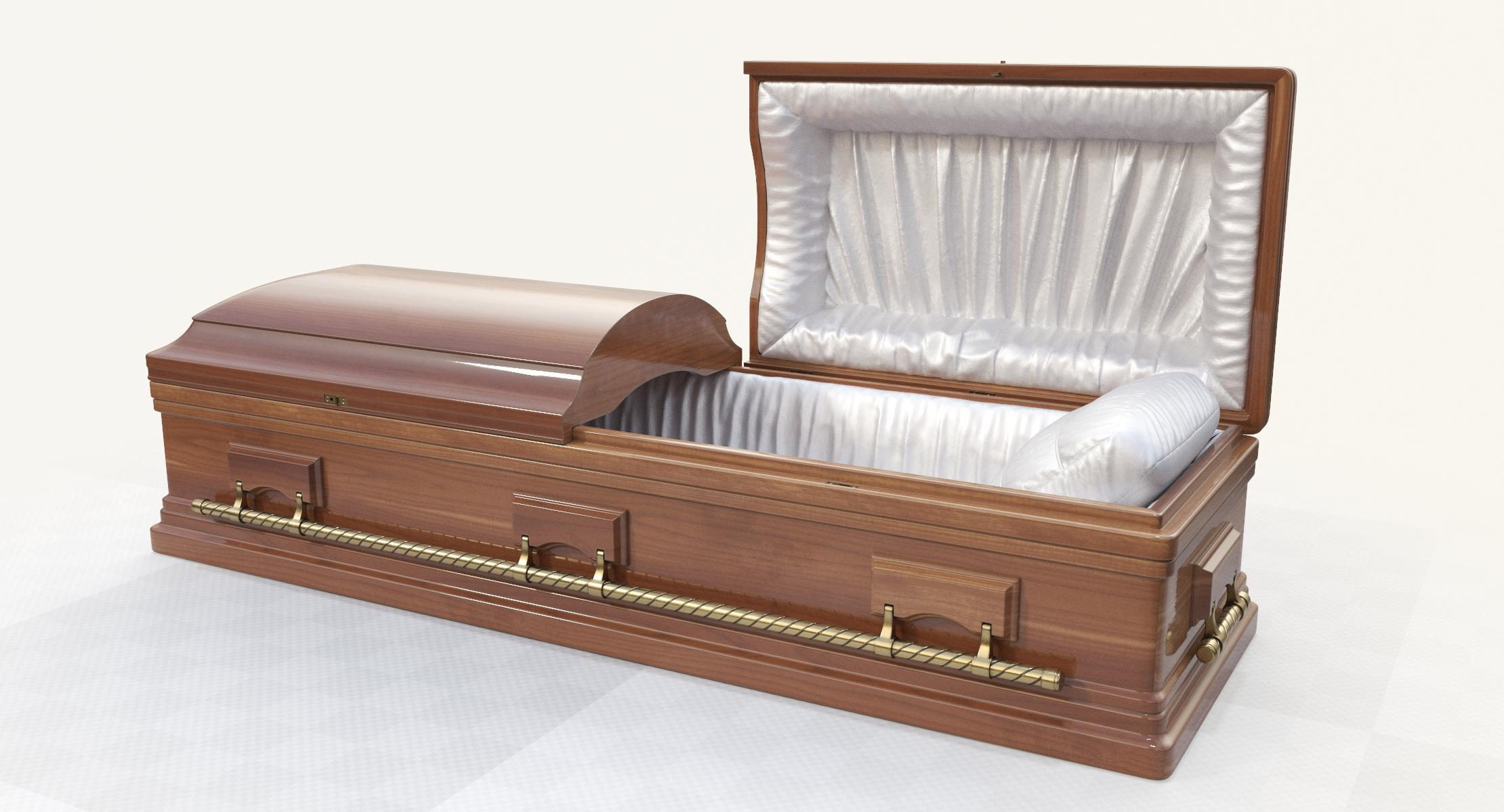 3D casket coffin - TurboSquid 1420441