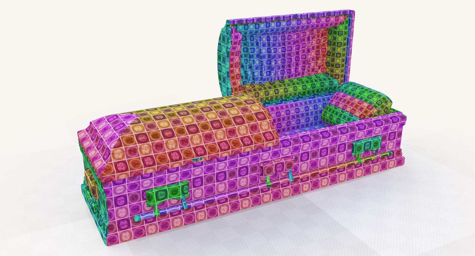 3D casket coffin - TurboSquid 1420441