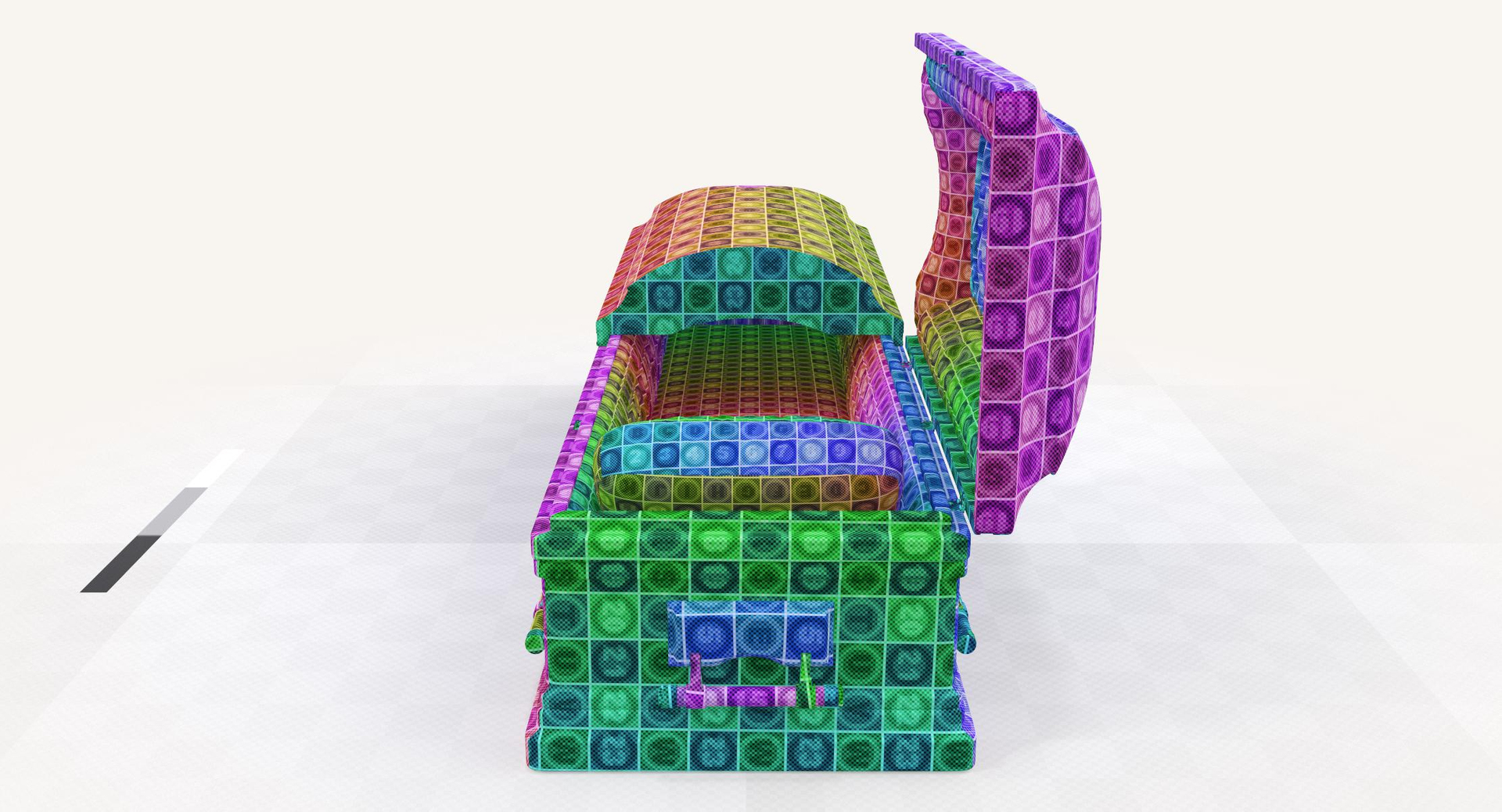 3D casket coffin - TurboSquid 1420441