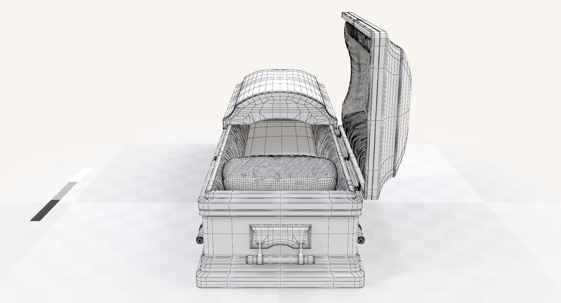 3D casket coffin - TurboSquid 1420441