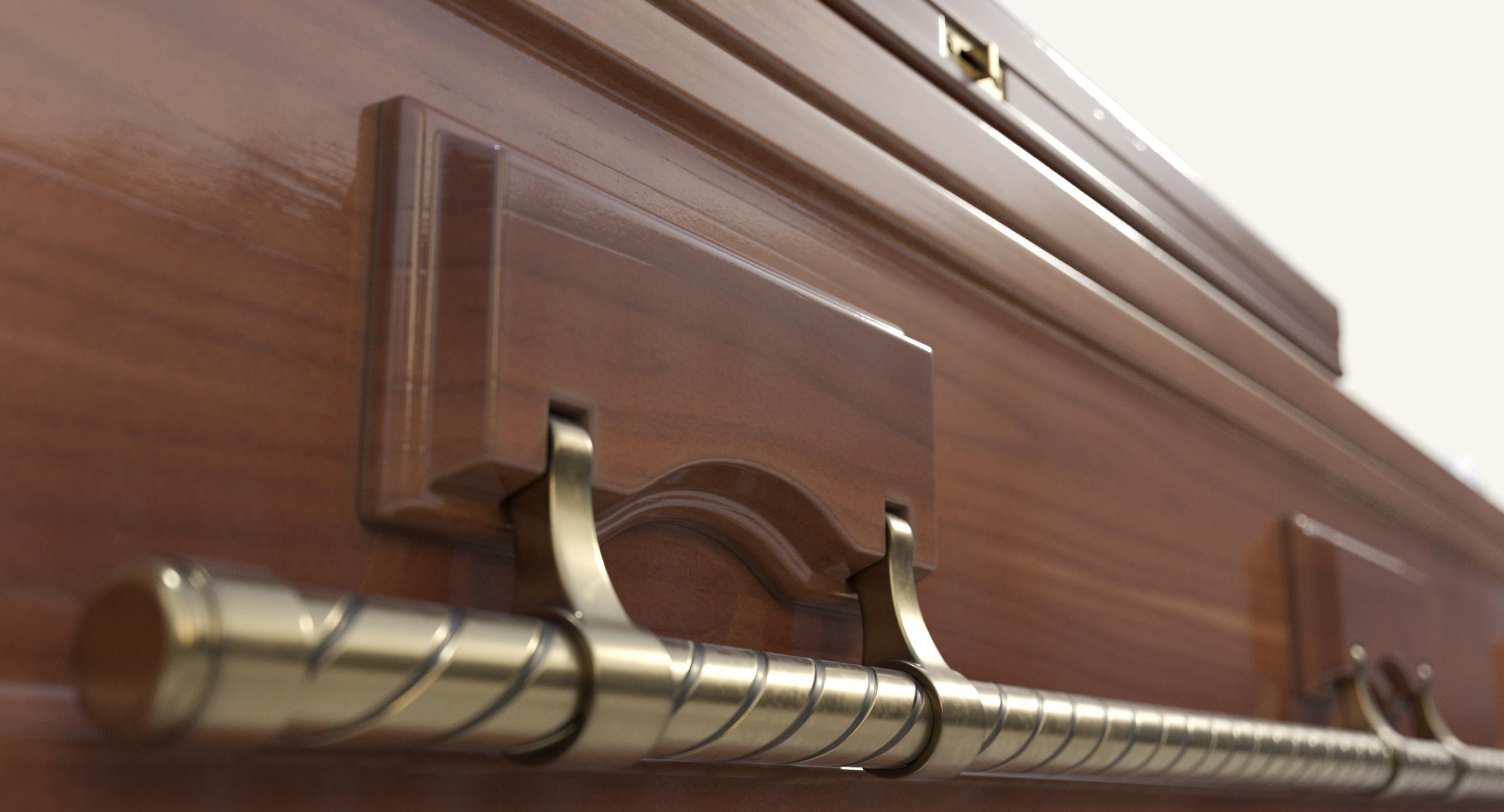 3D casket coffin - TurboSquid 1420441