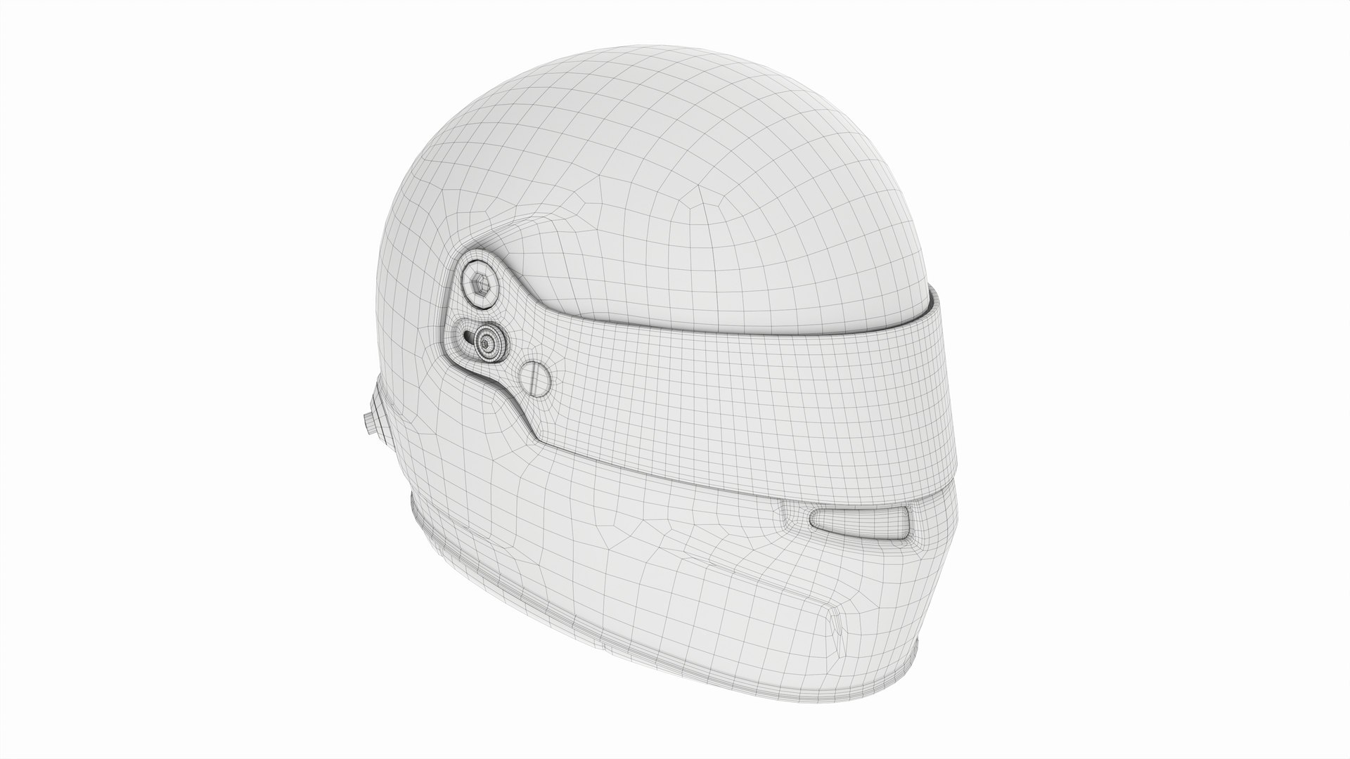 Formula Racing Helmet 3D Model - TurboSquid 2183715