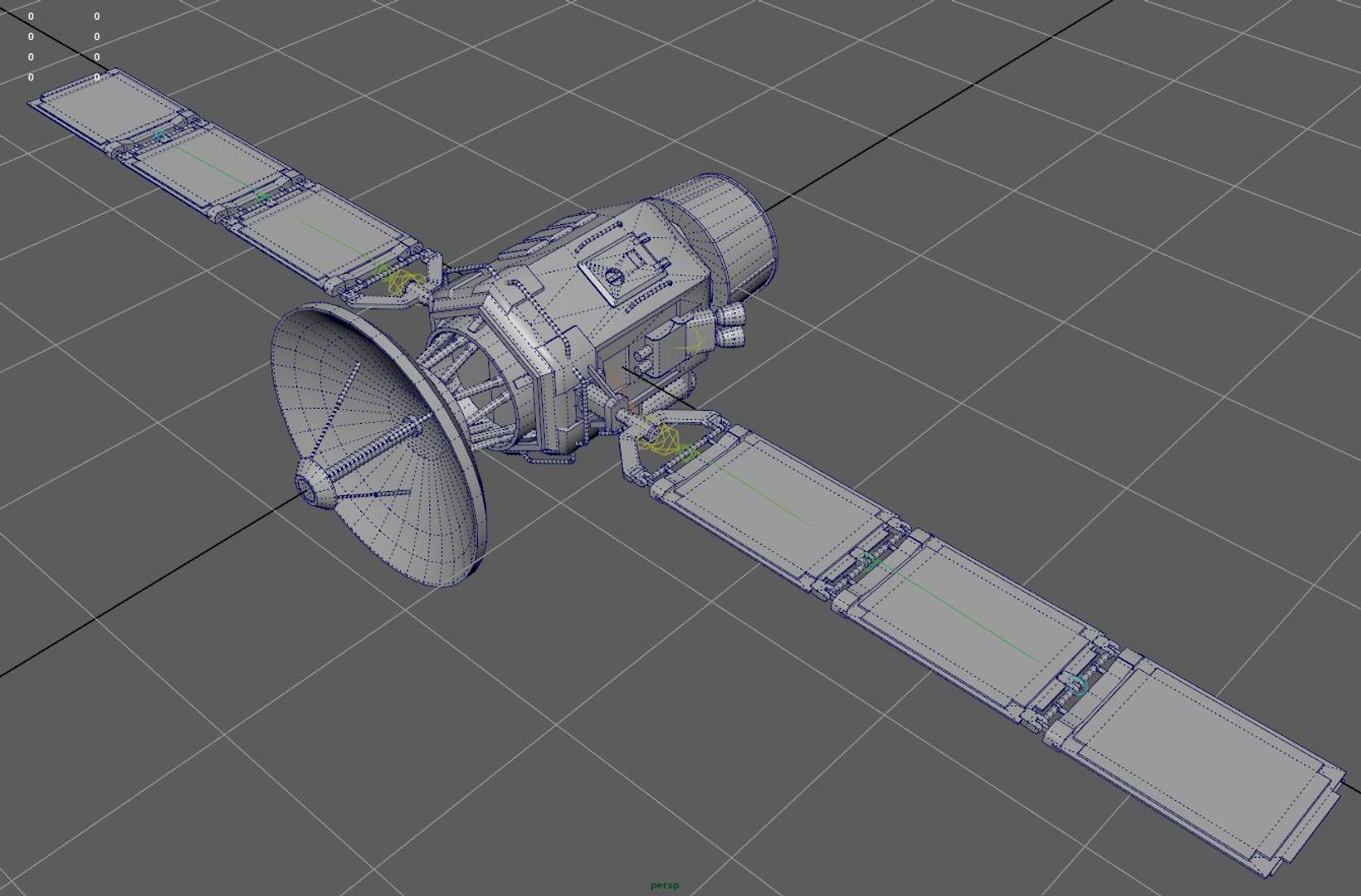 3D satellite engines pbr model - TurboSquid 1653607