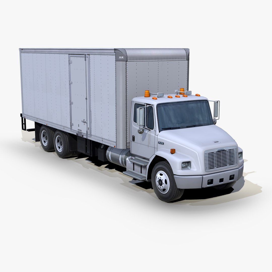 Freightliner FL70 1998 3ax Box truck s03 3D - TurboSquid 1936886