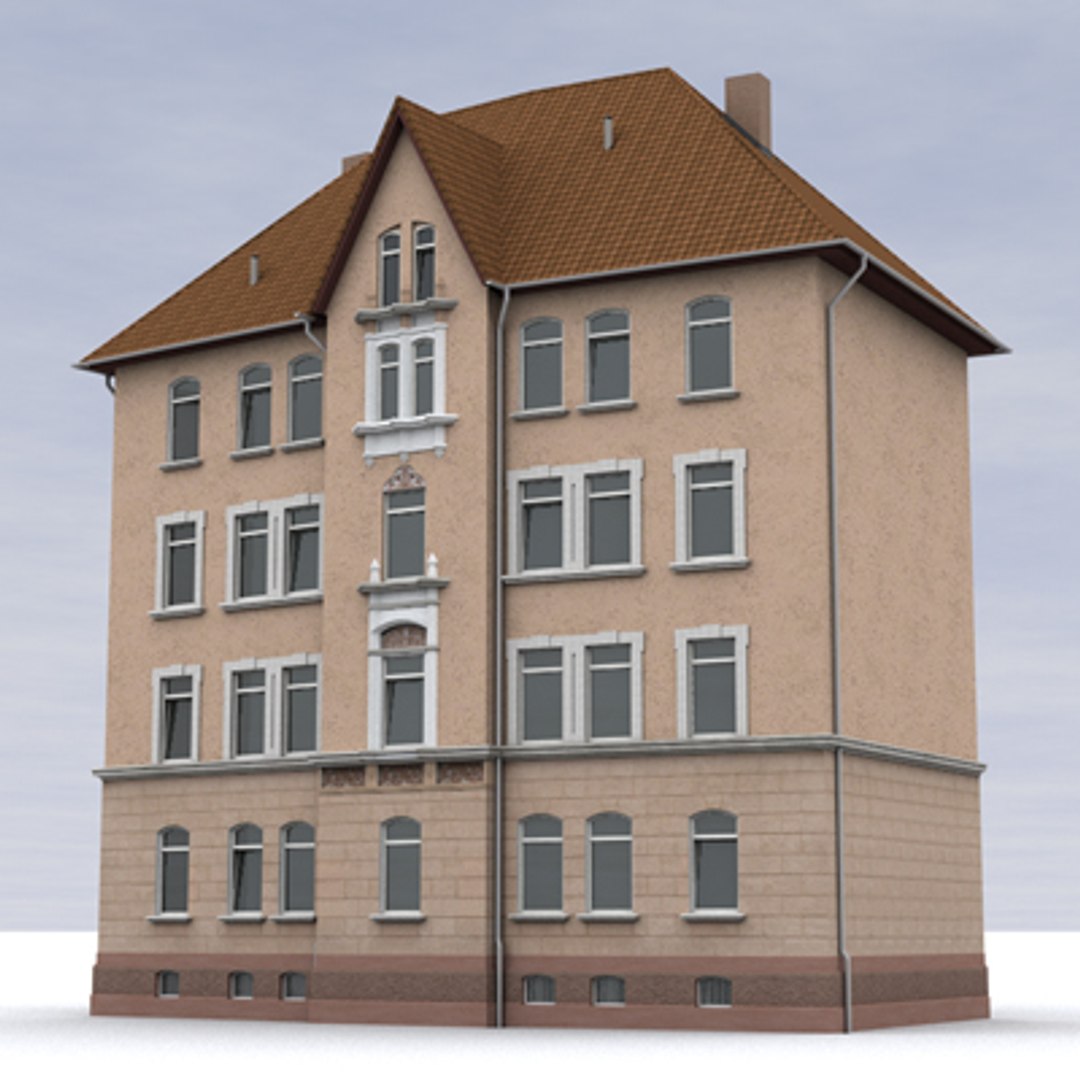 C4d Building House