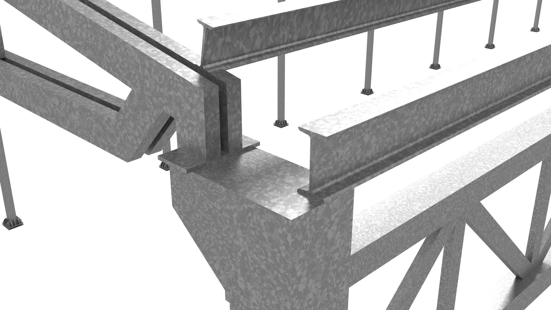 Modular Steel Structure 3D - TurboSquid 1896192