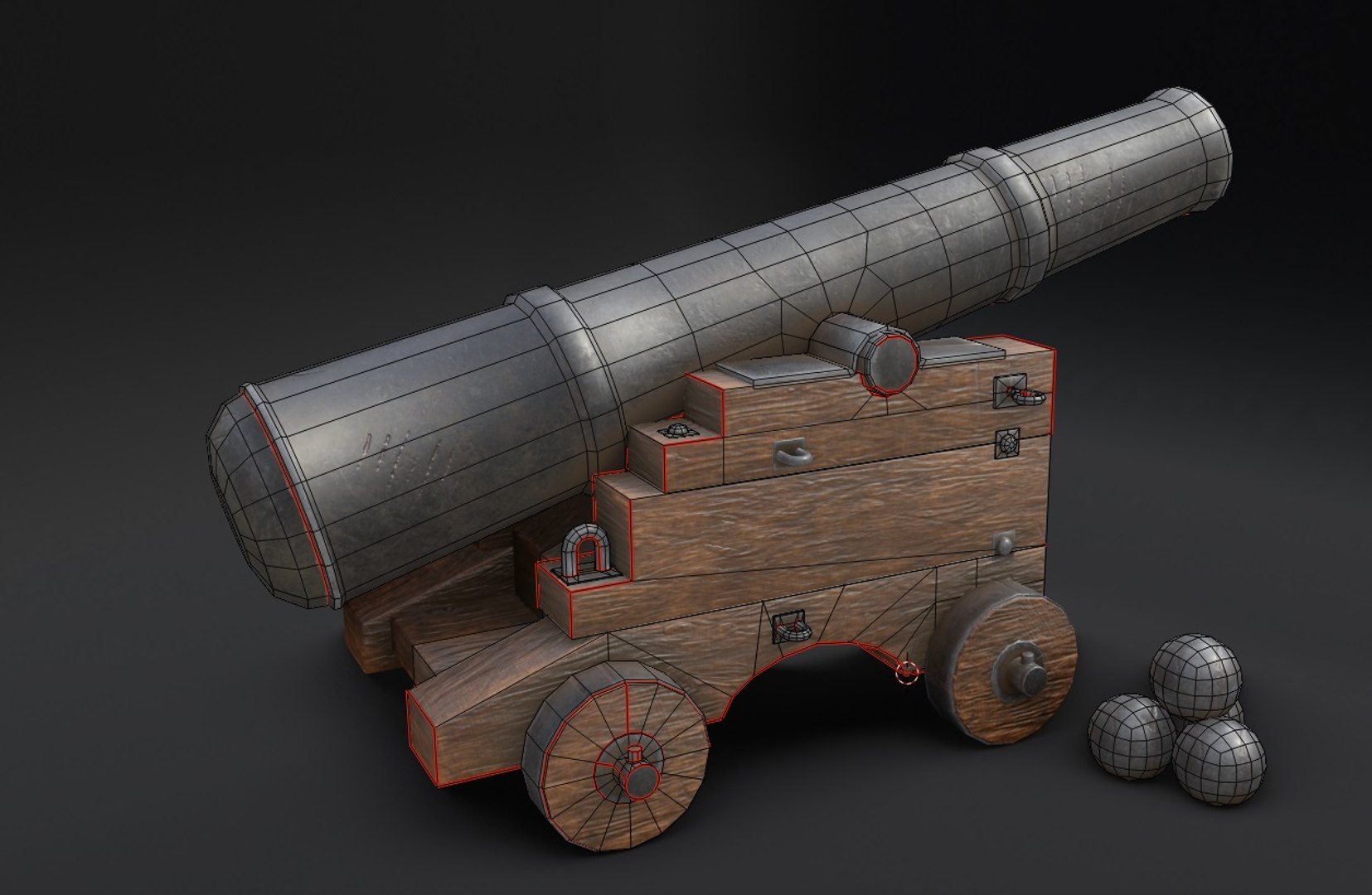 Old Medieval Cannon Mortar Model - TurboSquid 1439599