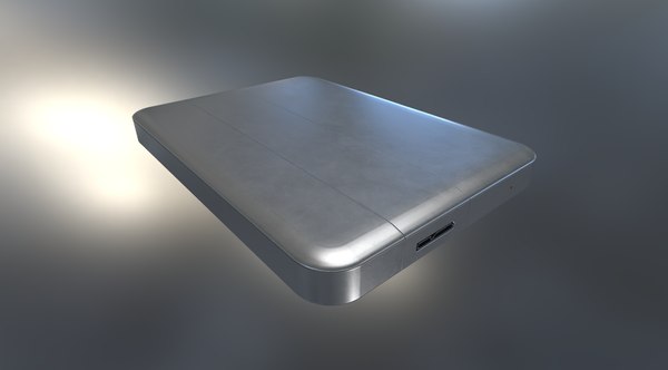 version external hard drive 3d model