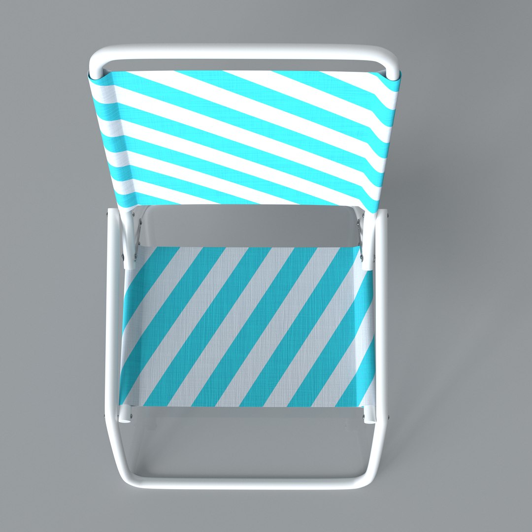 3D Beach Chair 4 Variations Model - TurboSquid 2020885