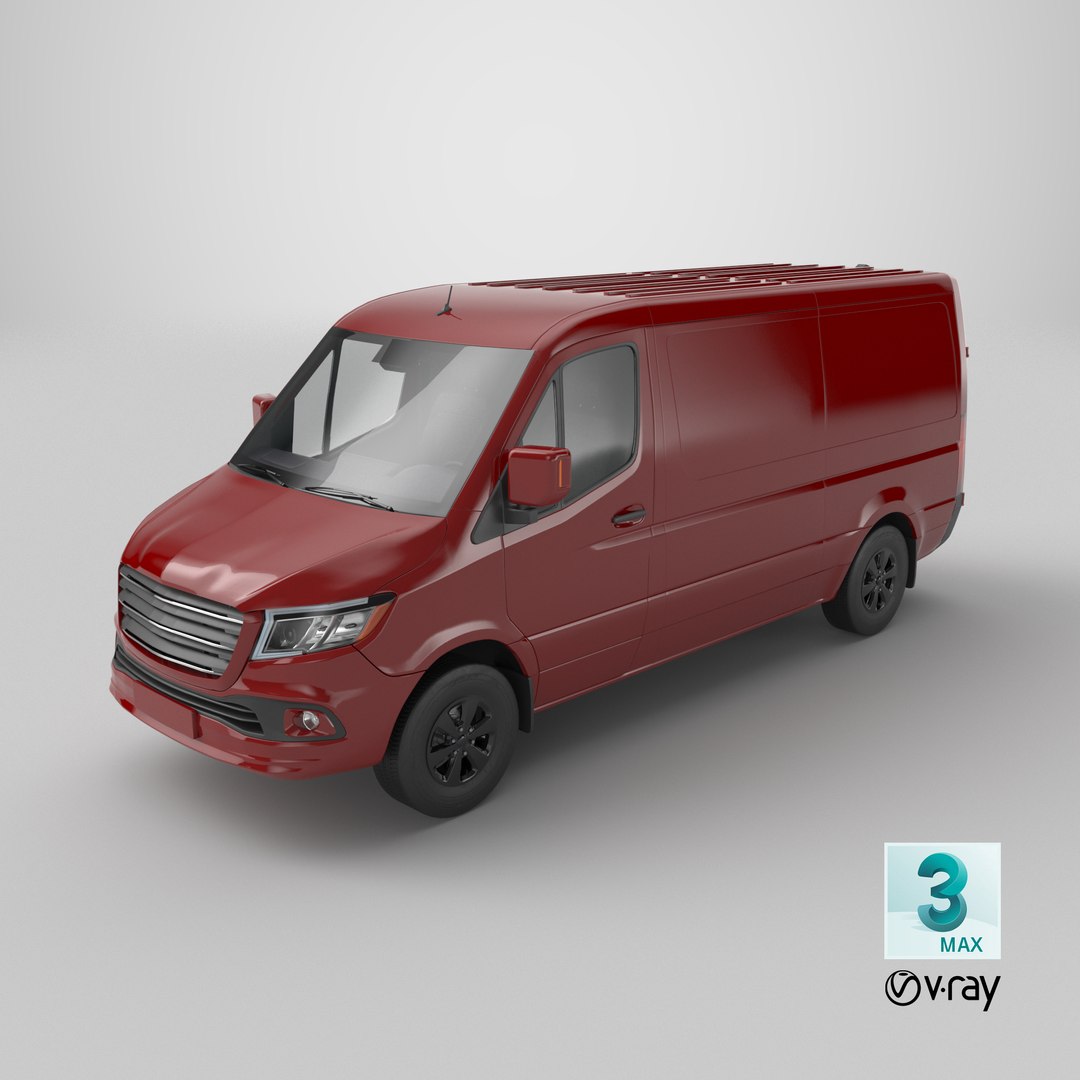 Modern Euro Panel Van PRB Textures 3D Model - TurboSquid 2425881