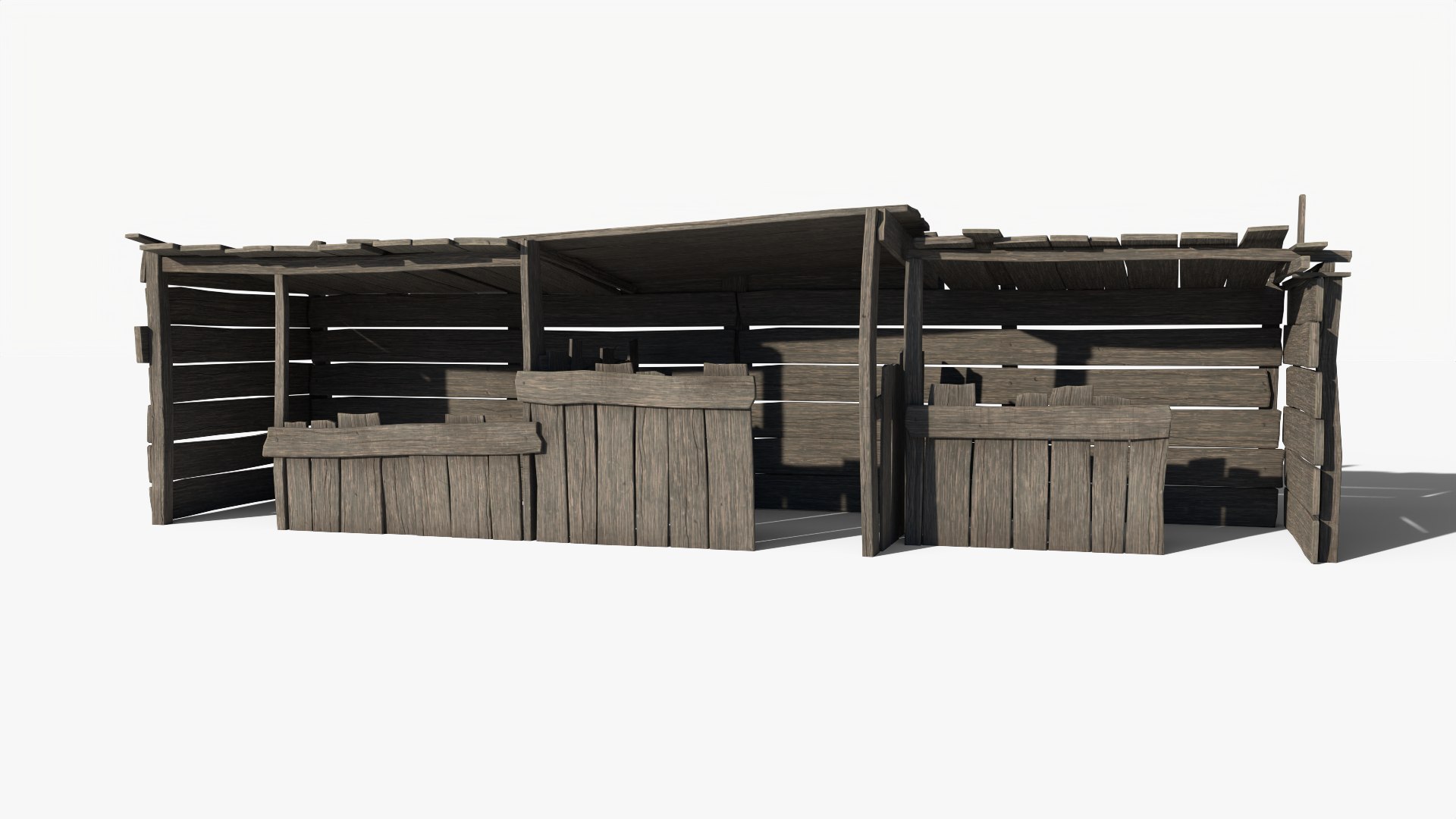 3D Old Paddock - TurboSquid 1999675