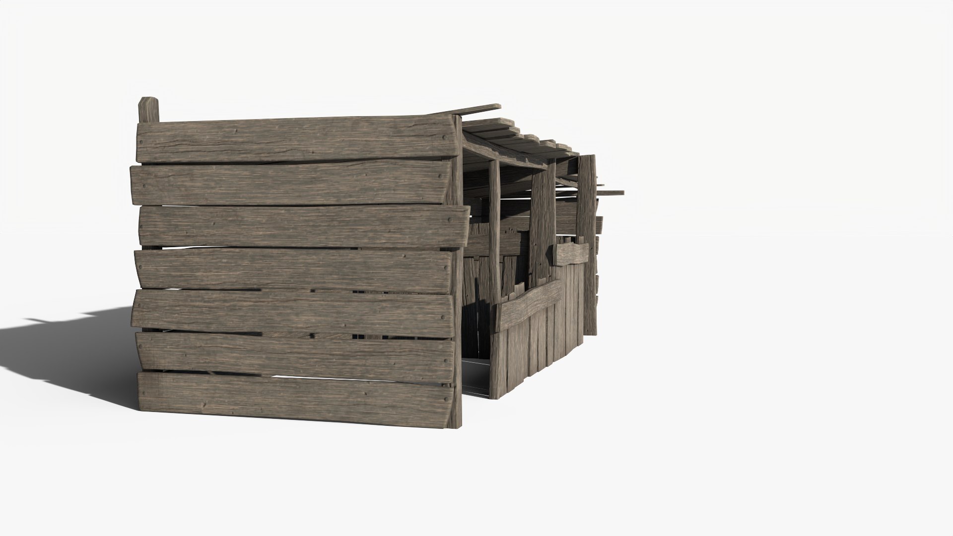 3D Old Paddock - TurboSquid 1999675