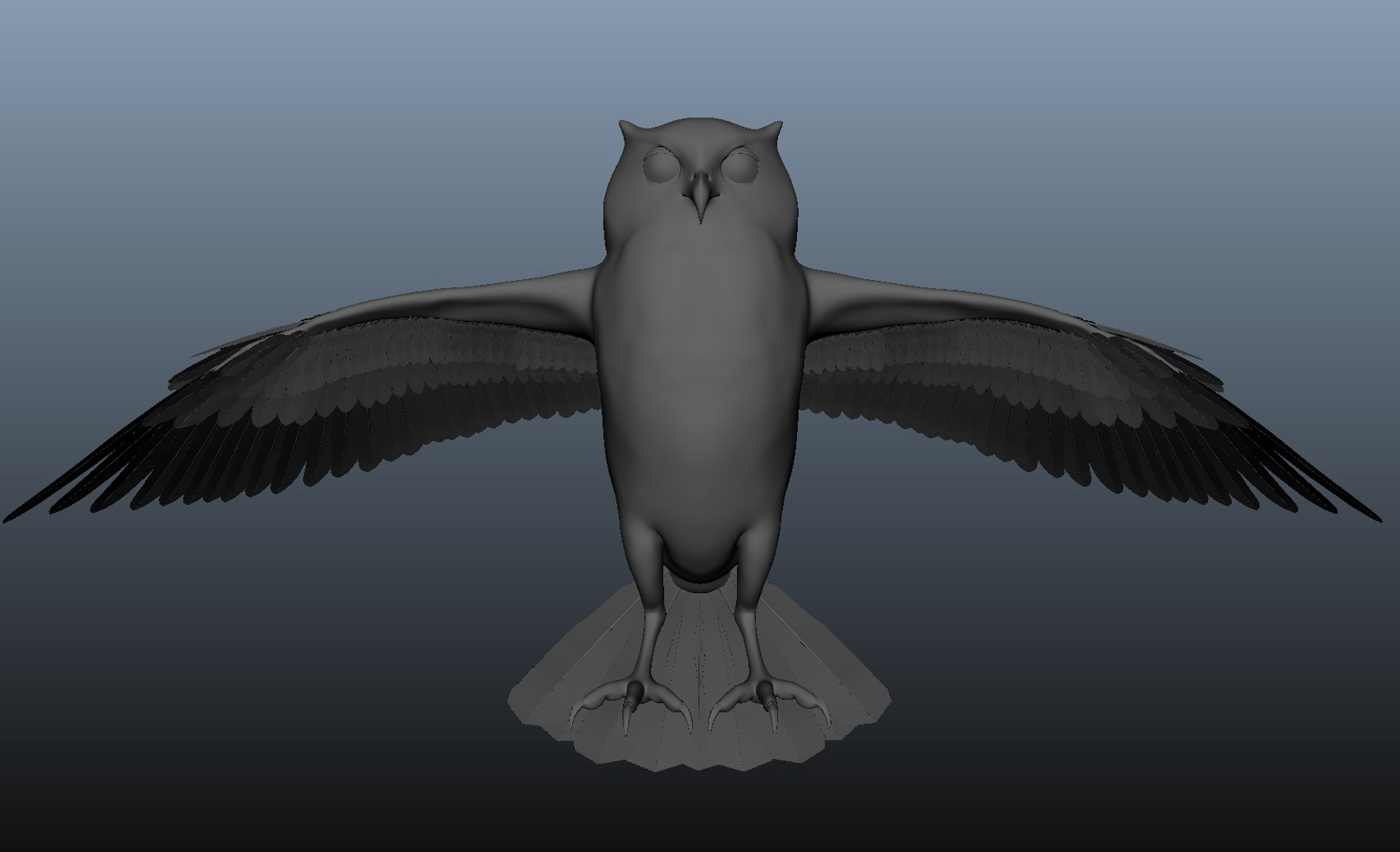 Owl Bird 3d Model