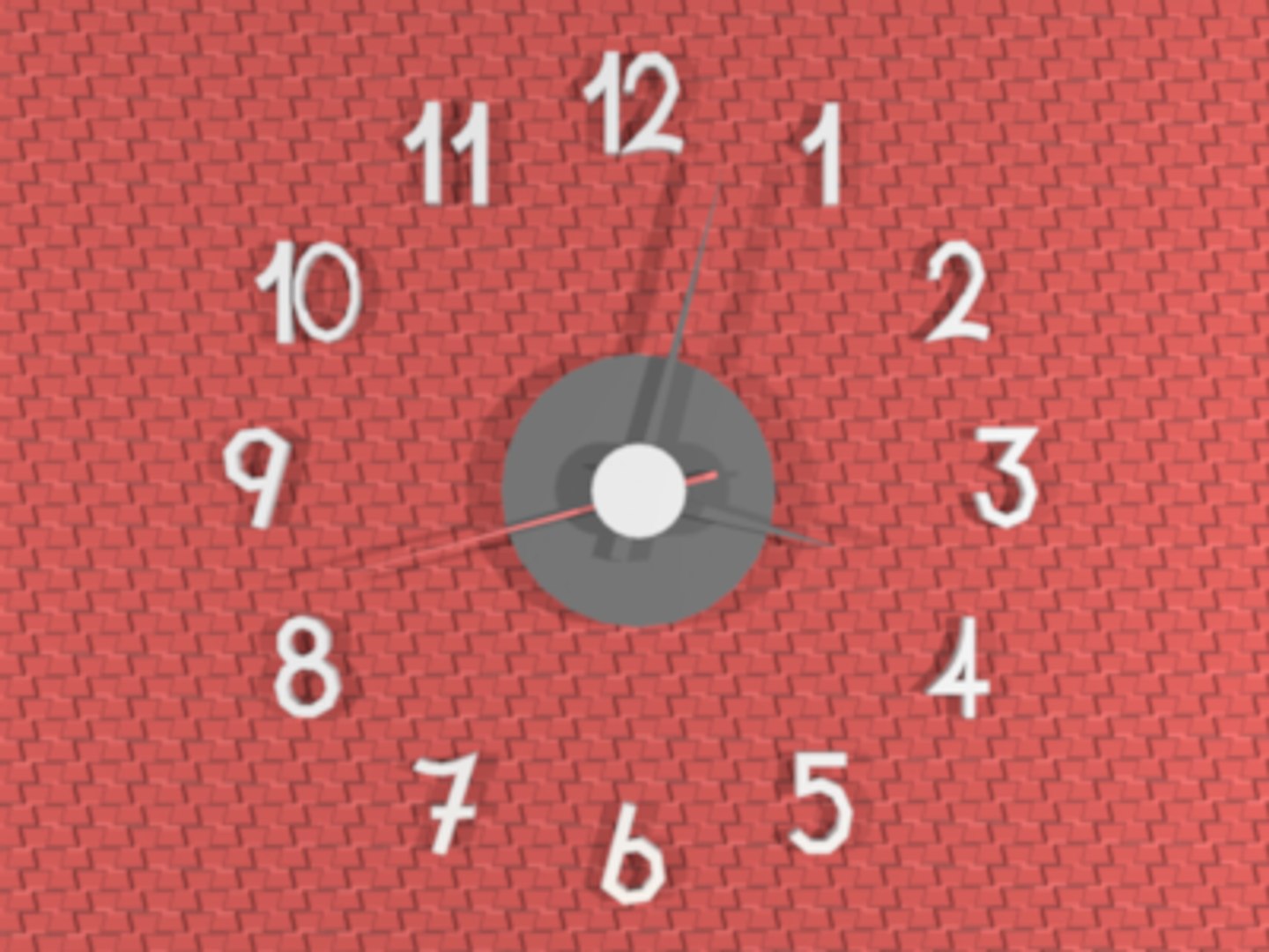 Free 3D Wall Clock Number Model - TurboSquid 1328678