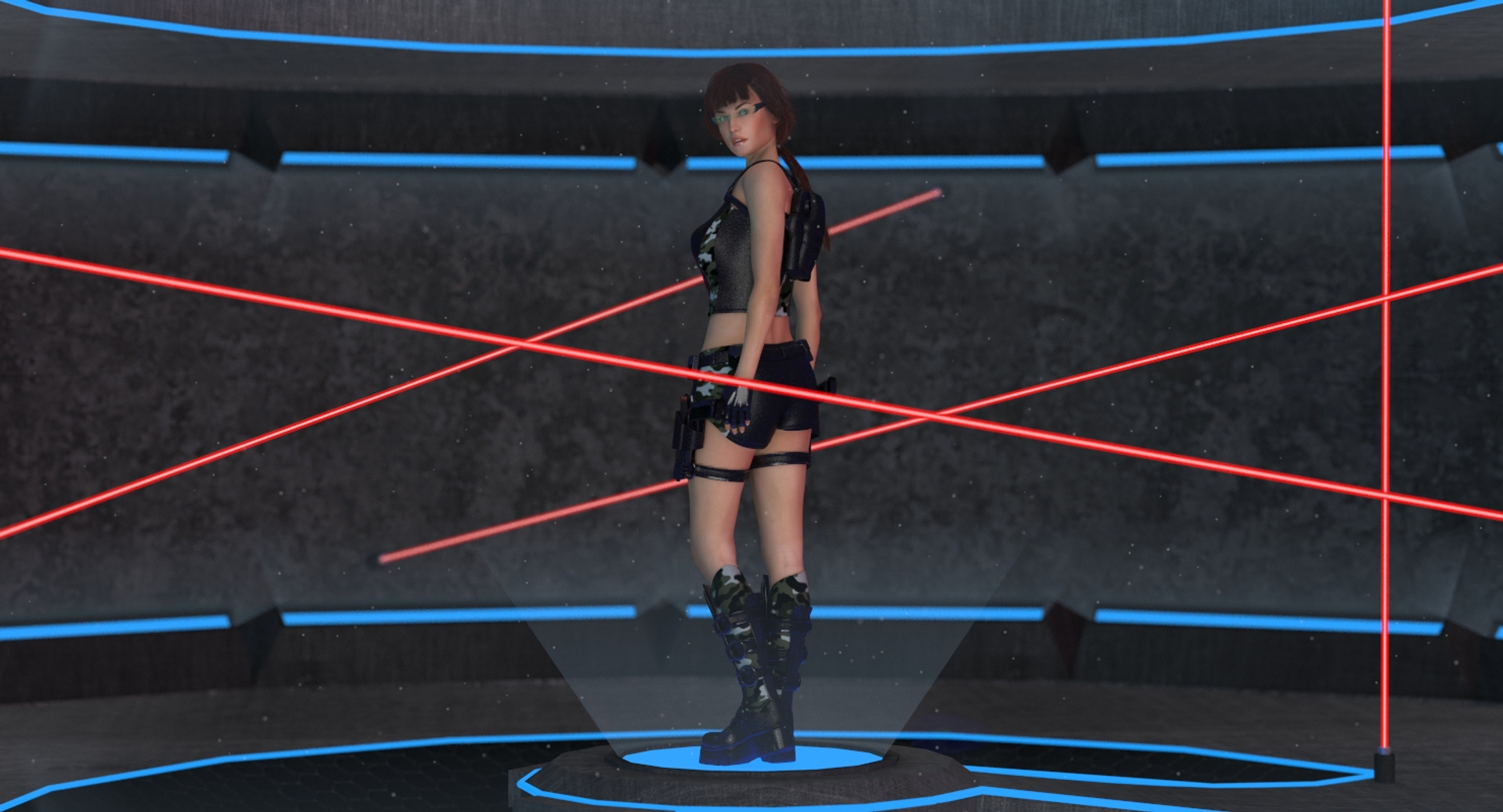 Sci-fi Lara Body Woman 3D - TurboSquid 1159701