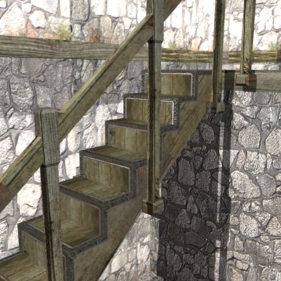 Maya Old Staircase