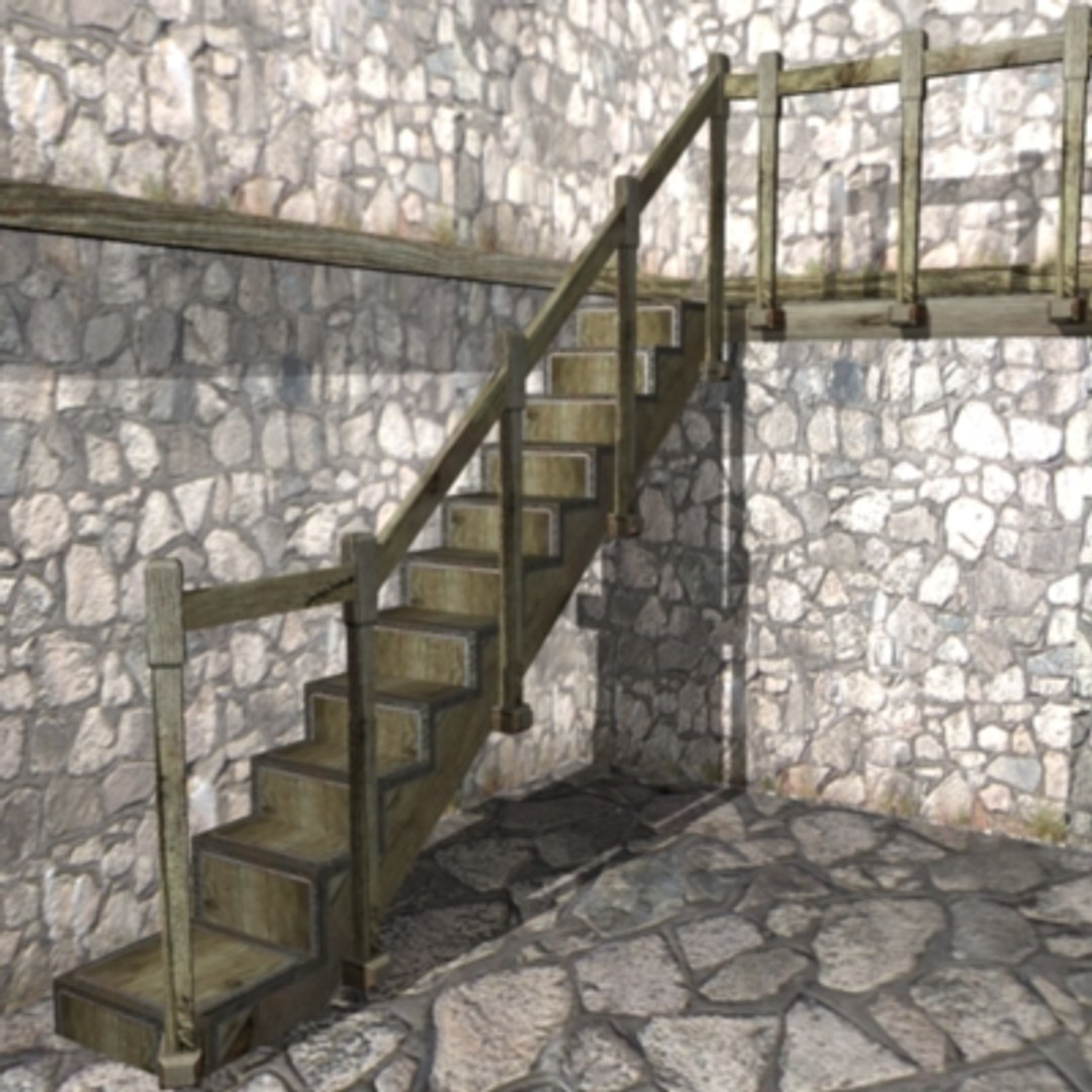 Maya Old Staircase