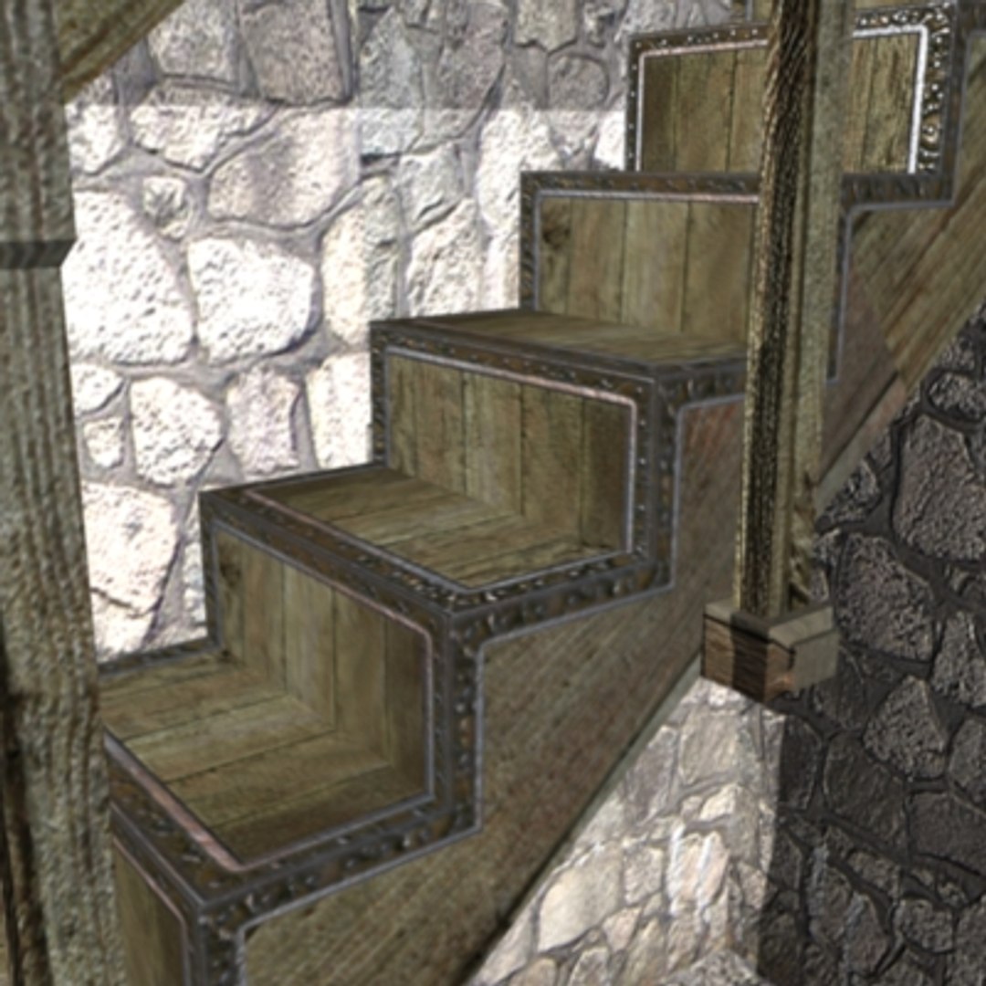 Maya Old Staircase