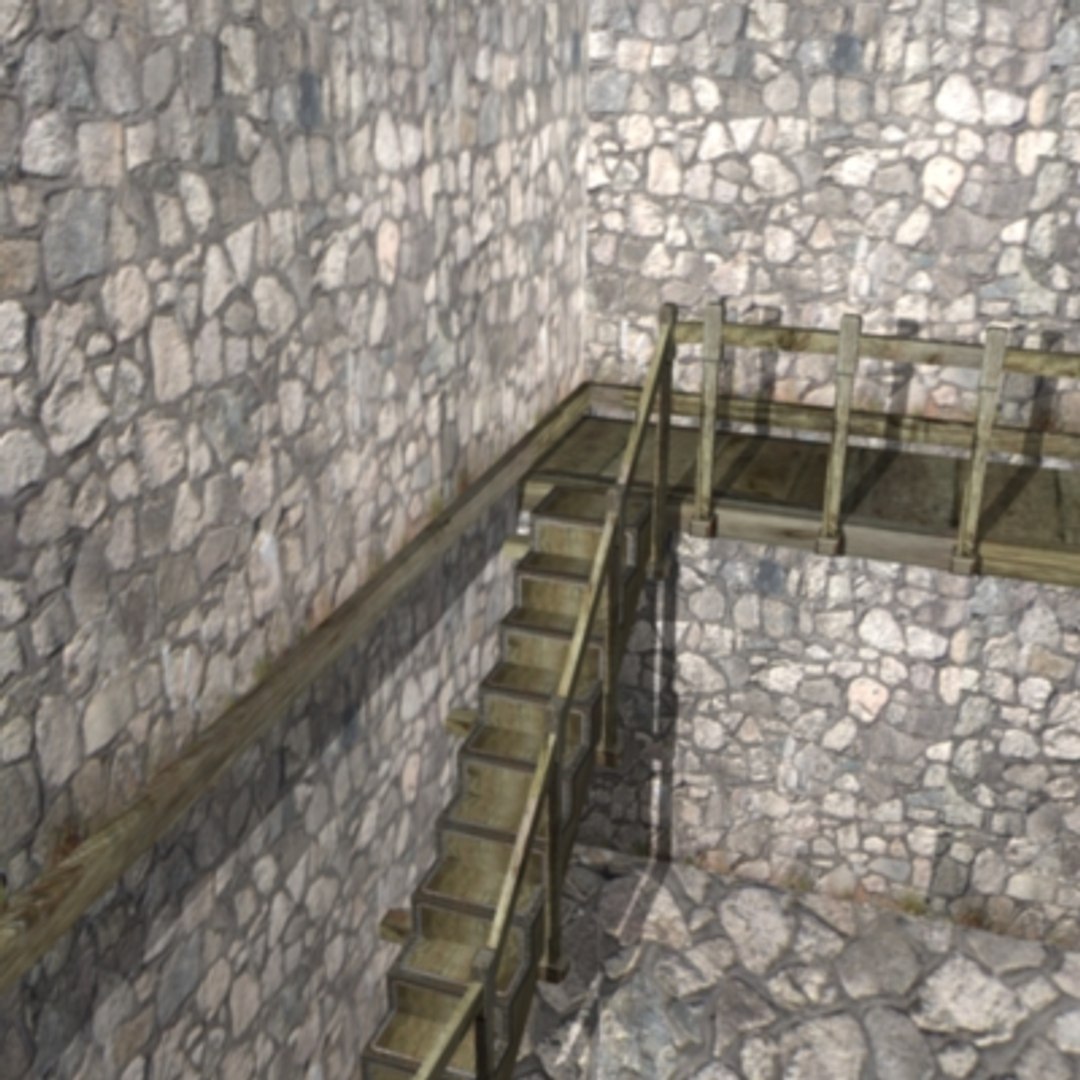 Maya Old Staircase