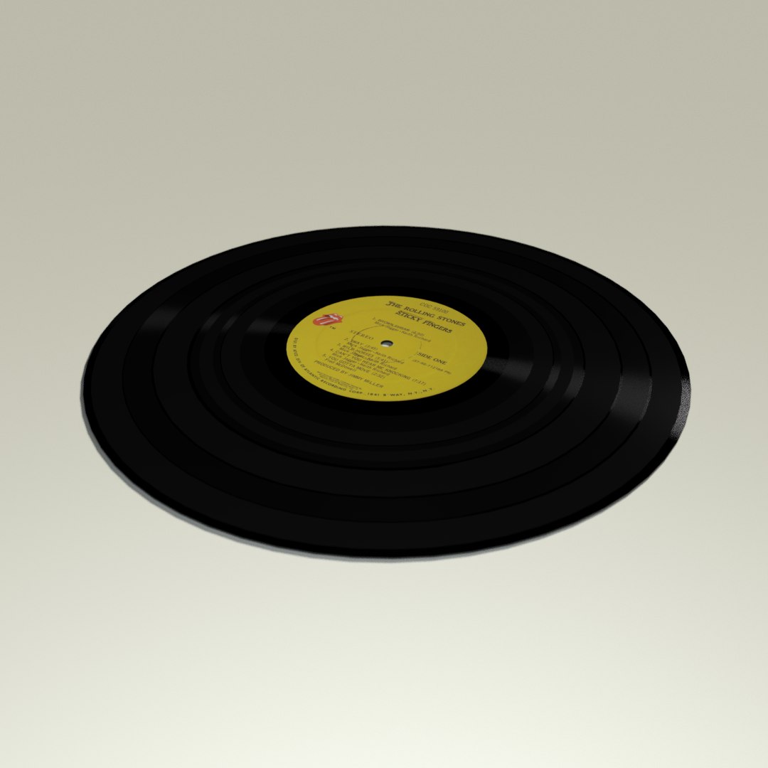 Free Vinyl Record 3d Model