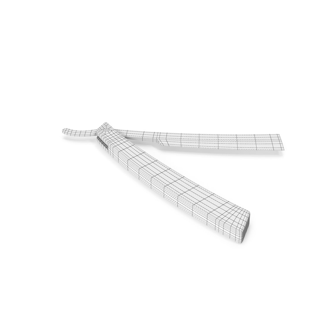 Straight Razor Dark Wood 3D Model - TurboSquid 2010859