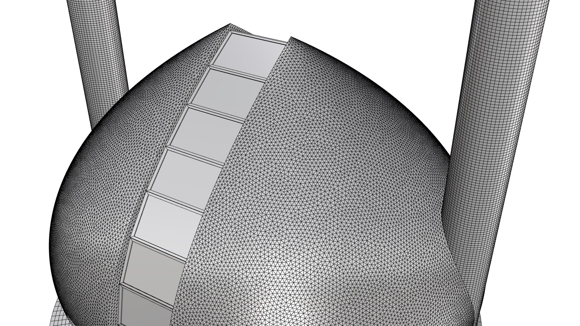 Modern Sci-Fi Qibla Mosque 3D Model - TurboSquid 2370388