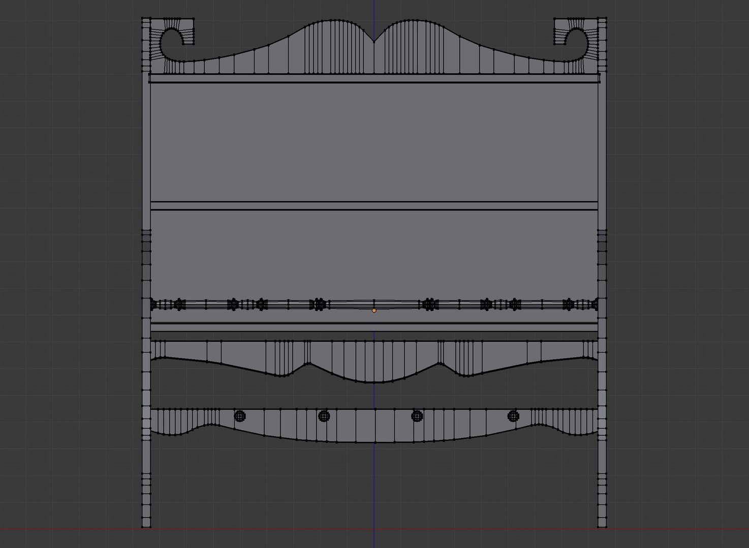 Old Classic Shelf 3D Model - TurboSquid 1579391