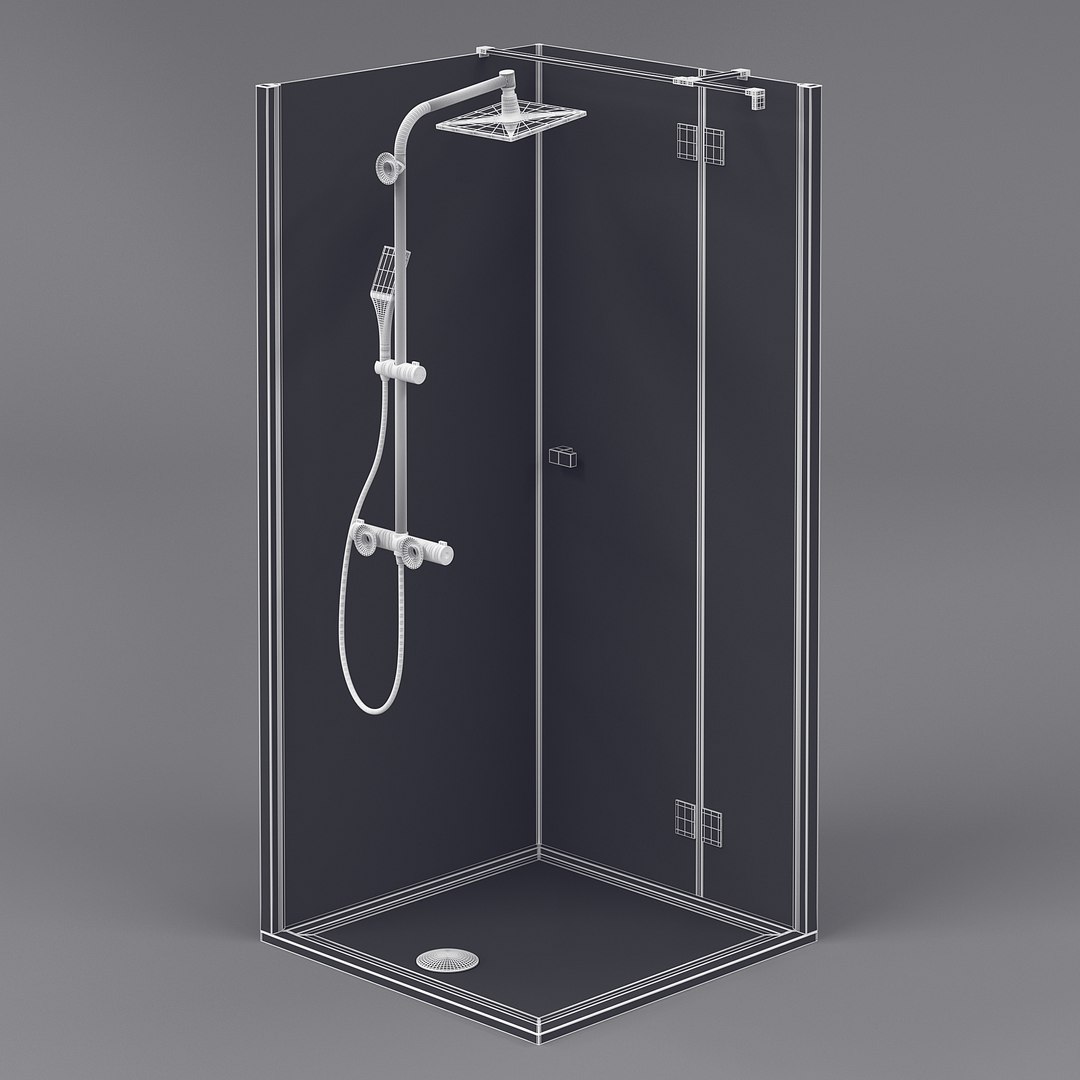 Shower 3D Model - TurboSquid 1514121