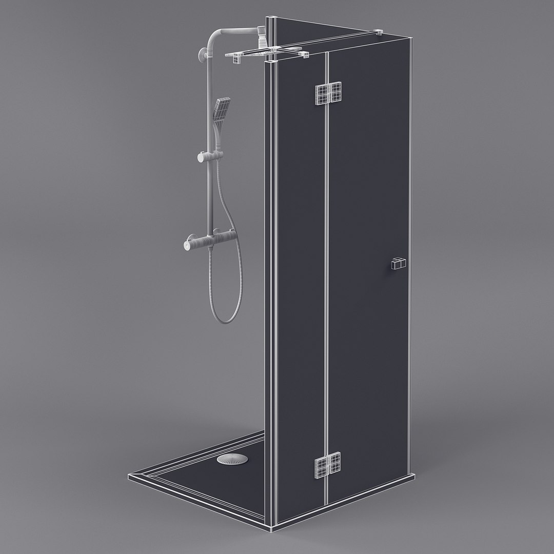 Shower 3D Model - TurboSquid 1514121