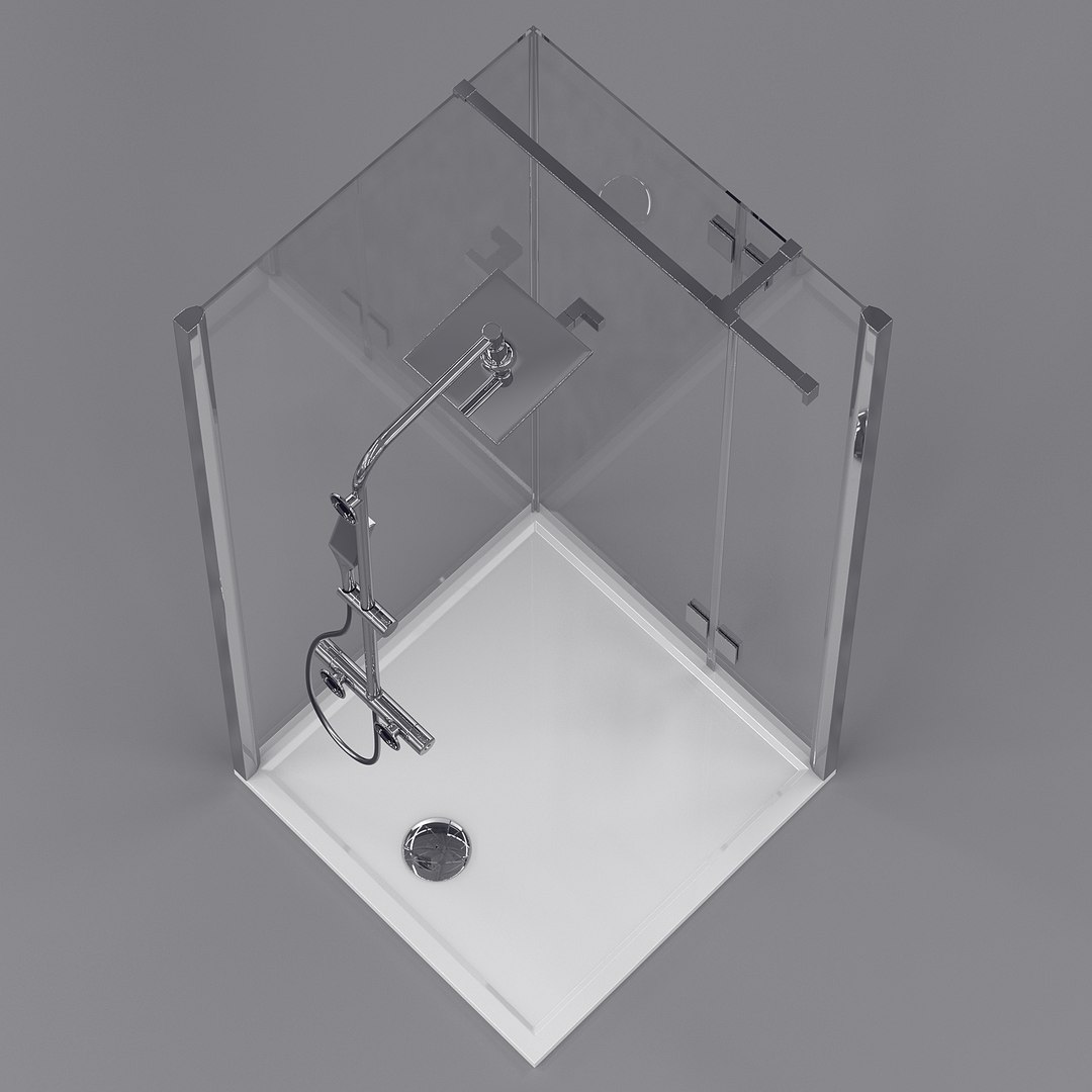 Shower 3D Model - TurboSquid 1514121