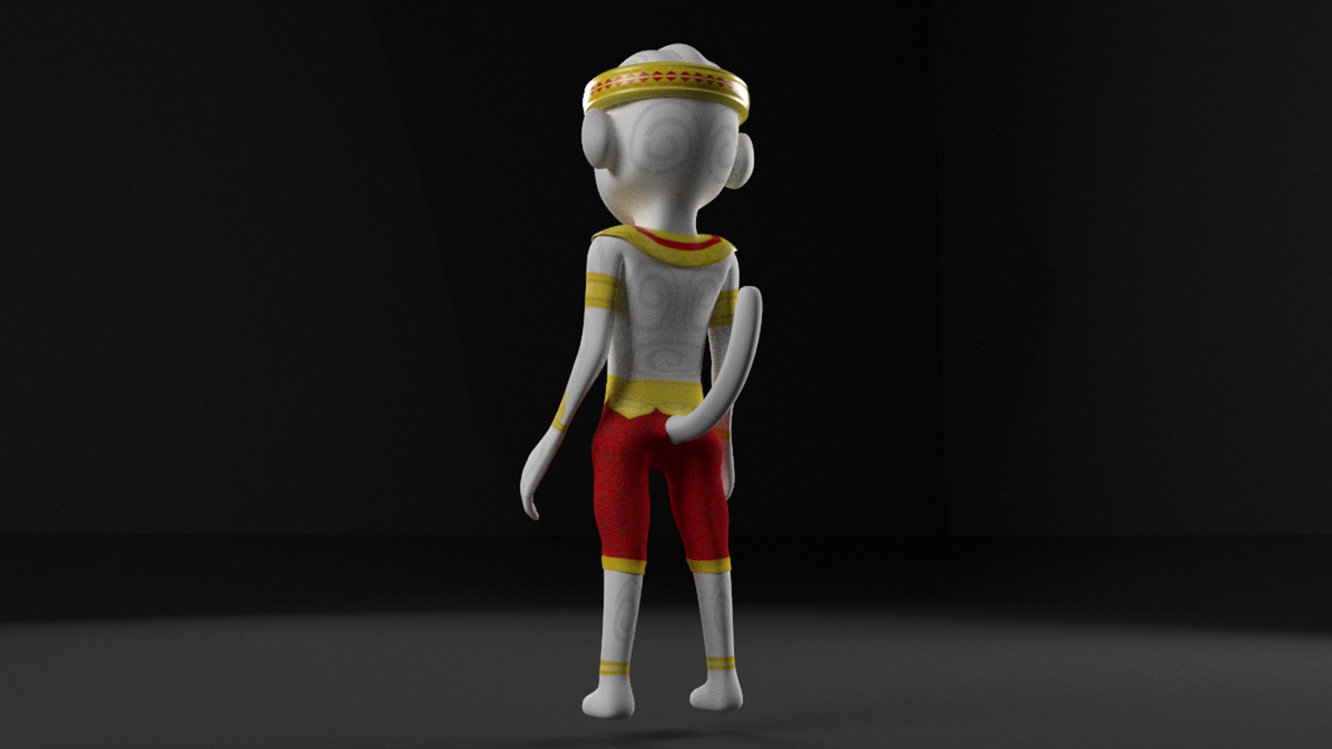 Hanuman Thai Monkey Soldier For Game Character Model - TurboSquid 1798077