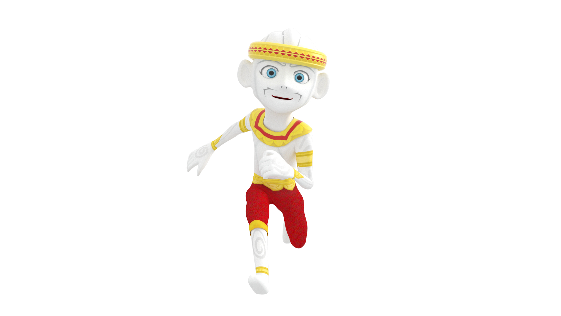 Hanuman Thai Monkey Soldier For Game Character Model - TurboSquid 1798077