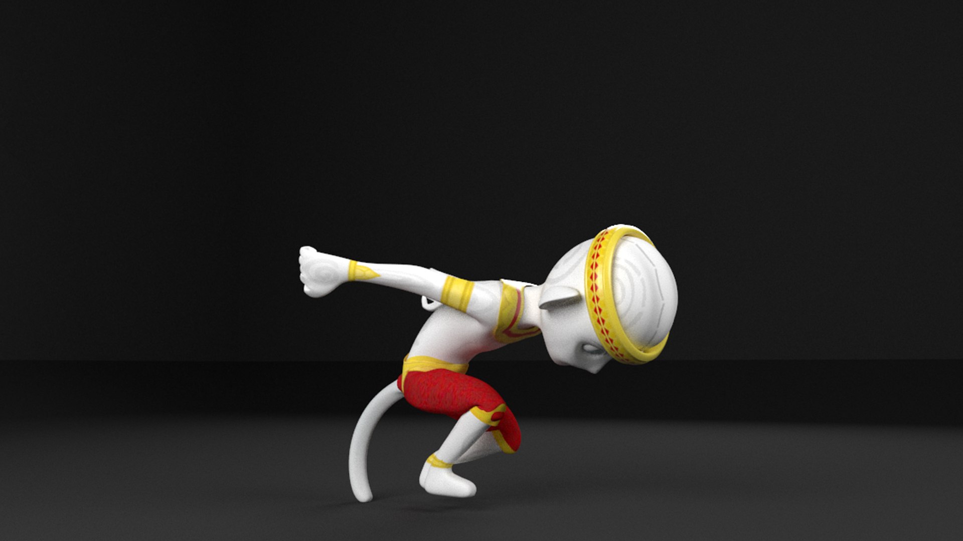 Hanuman Thai Monkey Soldier For Game Character Model - TurboSquid 1798077