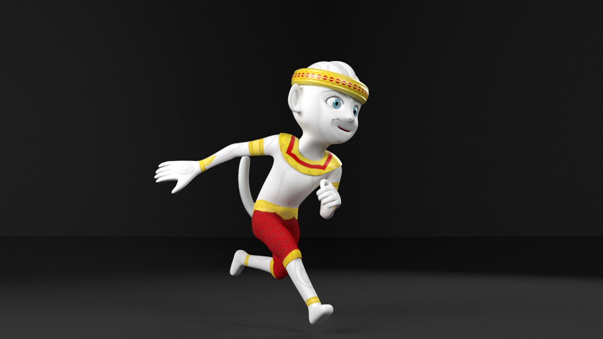 Hanuman Thai Monkey Soldier For Game Character Model - TurboSquid 1798077
