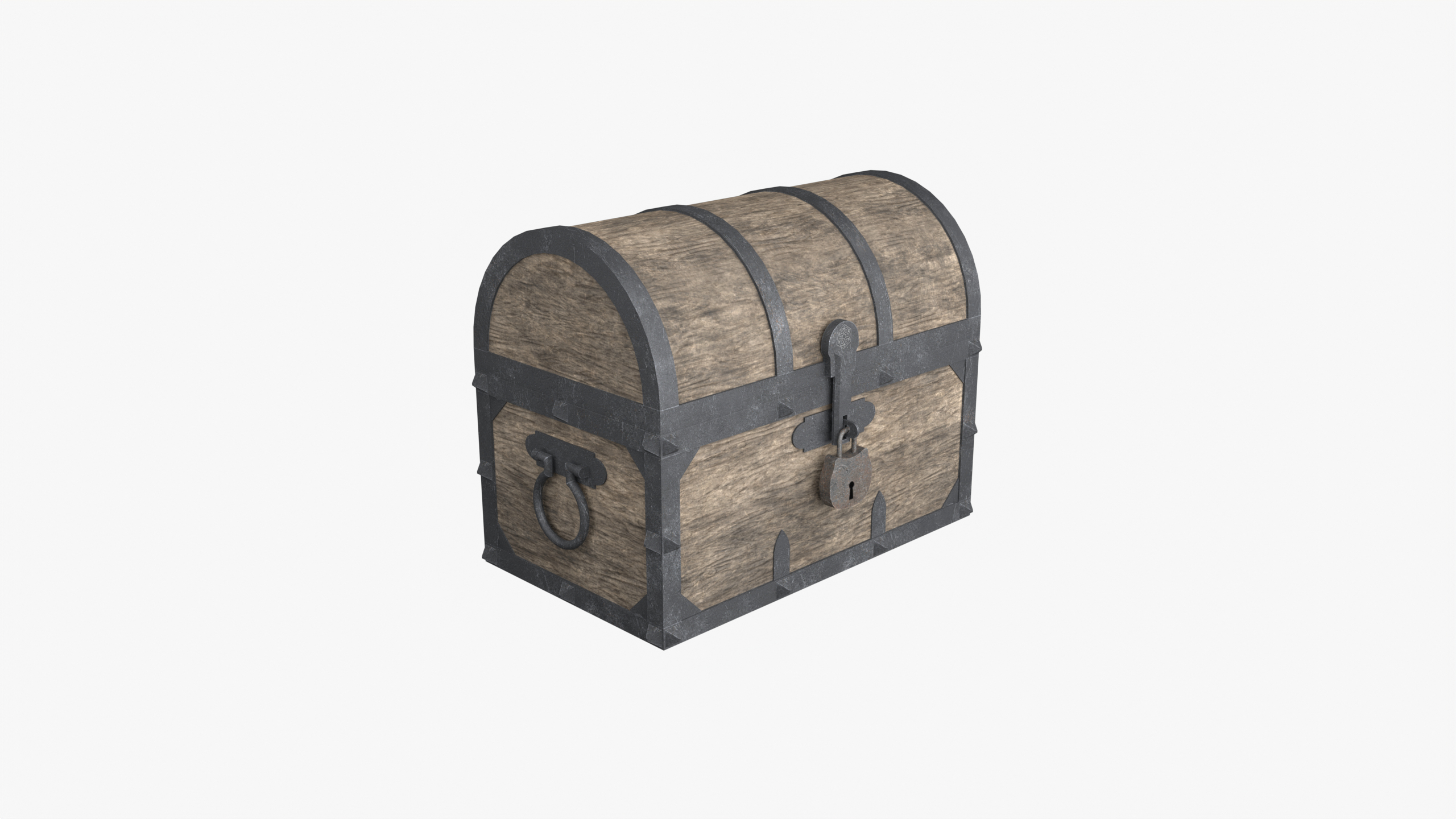 3D wooden chest model - TurboSquid 1709050