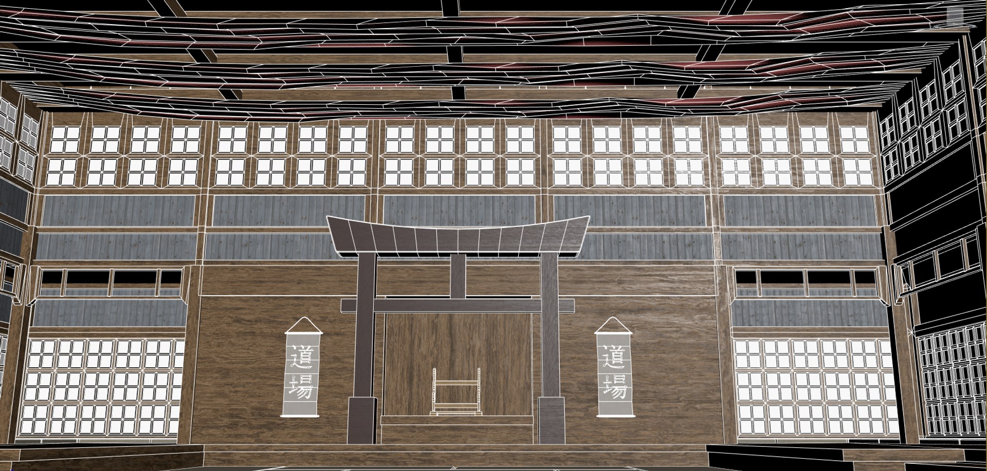 3D Model Dojo Room - TurboSquid 1517599