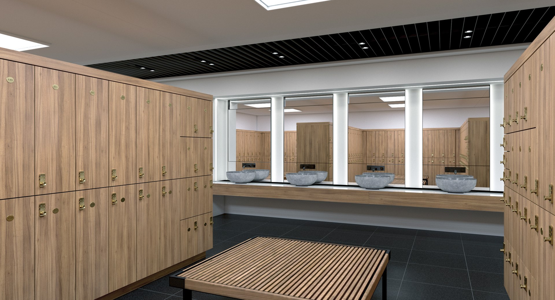 Locker Room 3D Model - TurboSquid 1396324