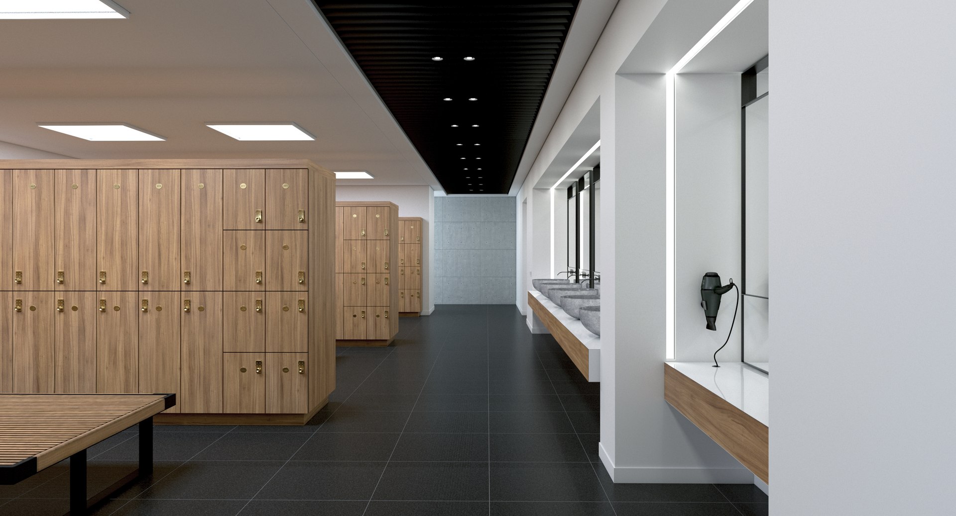 Locker Room 3D Model - TurboSquid 1396324